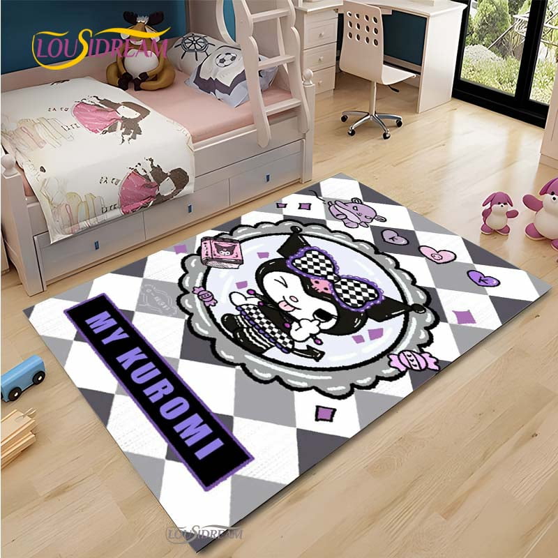 Kuromi Carpet for Living Room Bedroom Rug Kitchen Door Un-slip Floor ...