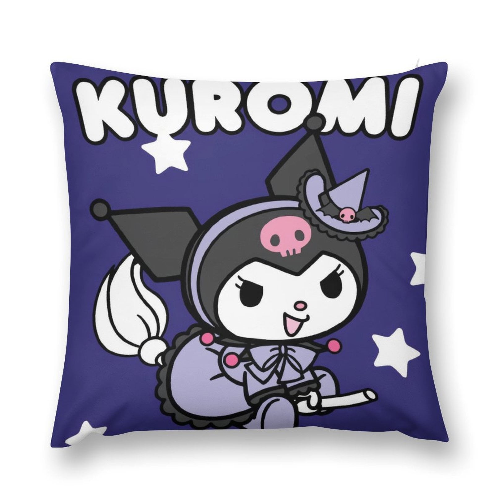 Kuromi Cartoon Anime Soft Hug Pillowcase Reversible 2 PCS 18 "x18 ...