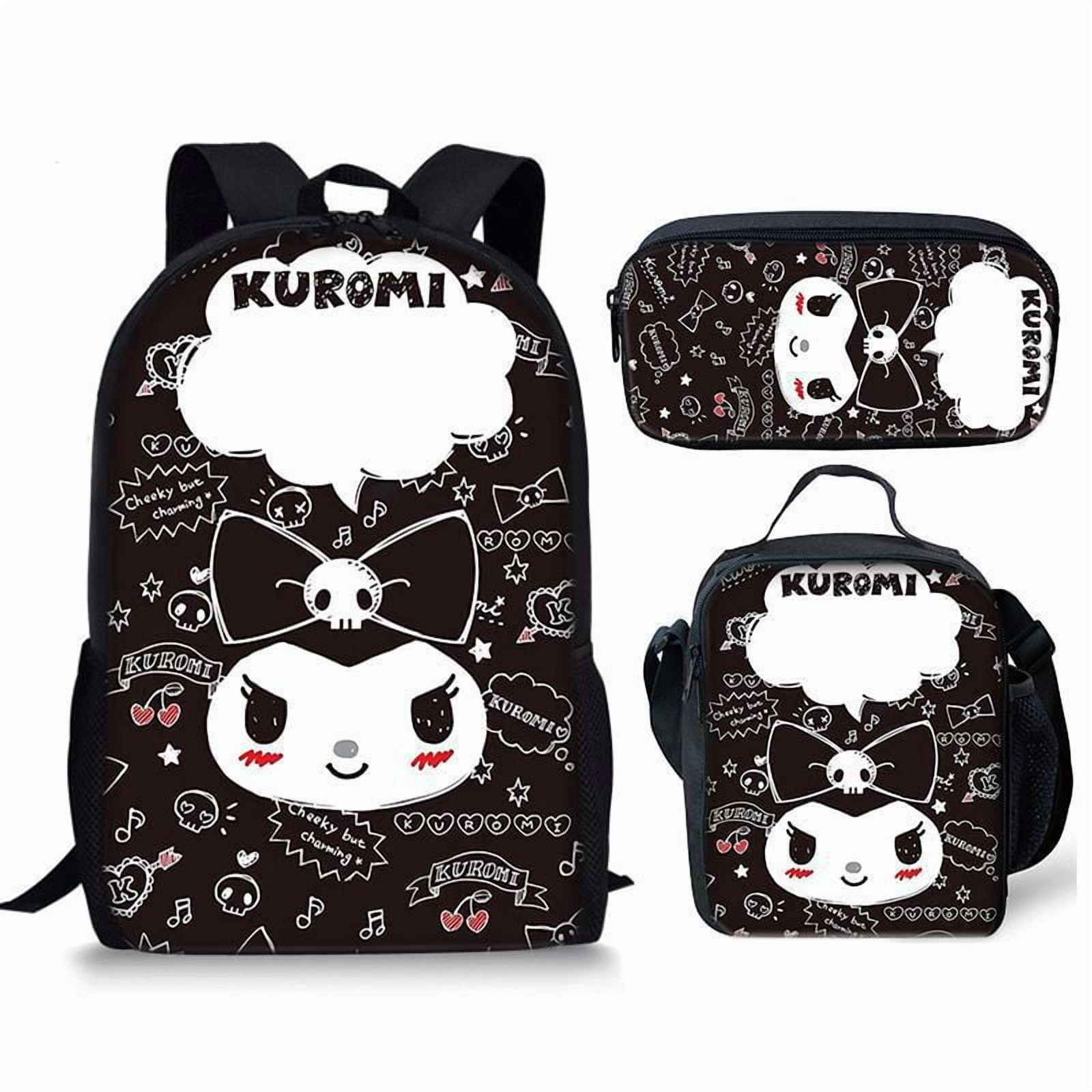 Kuromi Cartoon Backpacks Anime Bag Laptop Backpack for Mens/Womens ...