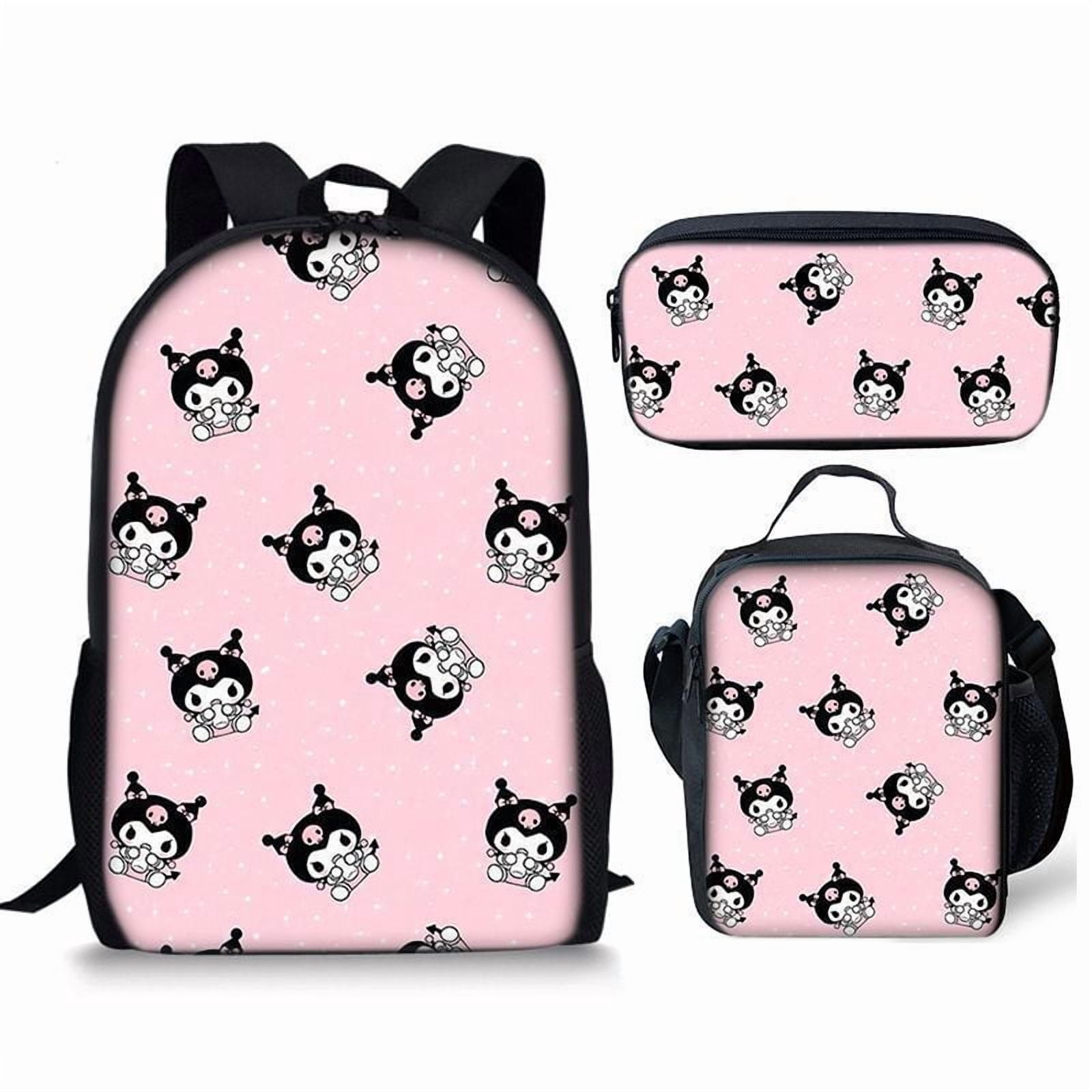 Kuromi Cartoon Backpacks Anime Bag Laptop Backpack for Mens/Womens ...