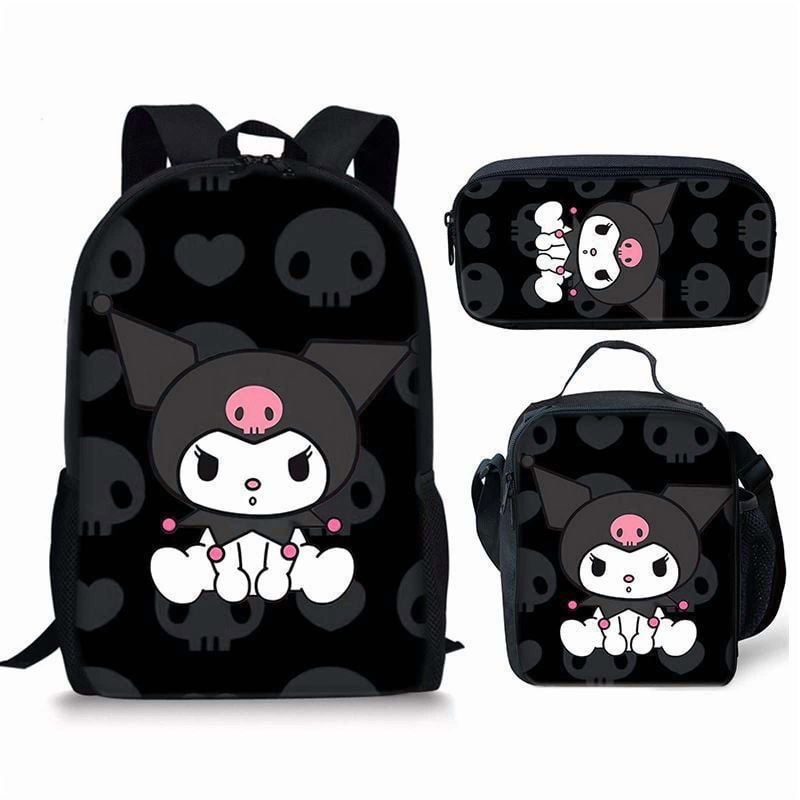 Kuromi Cartoon Backpacks Anime Bag Laptop Backpack for Mens/Womens ...