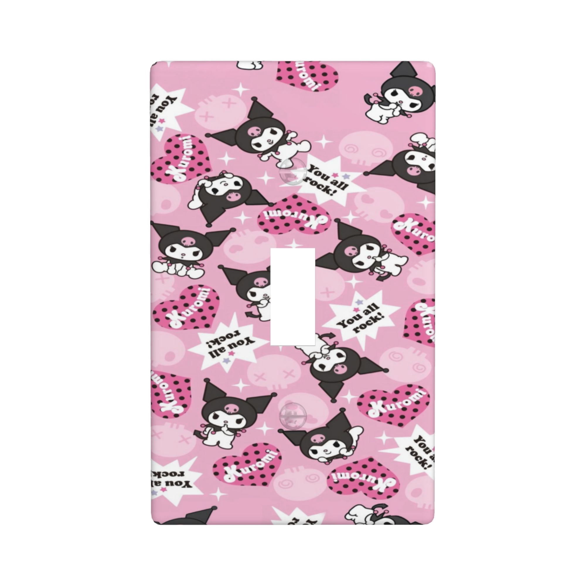 Kuromi Cartoon-Inspired Toggle Switch Decorative Wall Plate: The Ideal ...
