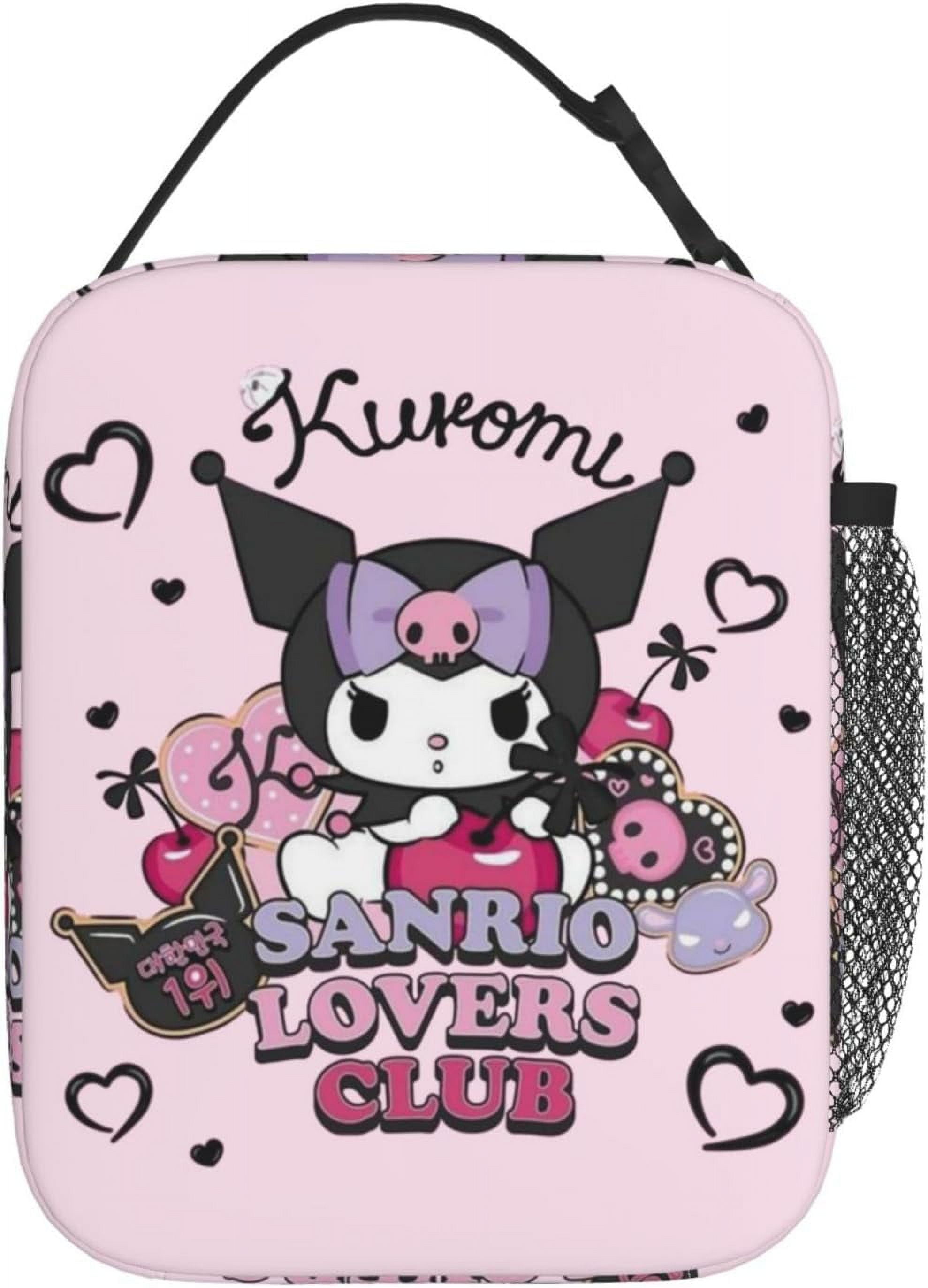 Kuromi Cartoon Lunch Box Cute Lunch Bag Large Capacity Durable Reusable ...