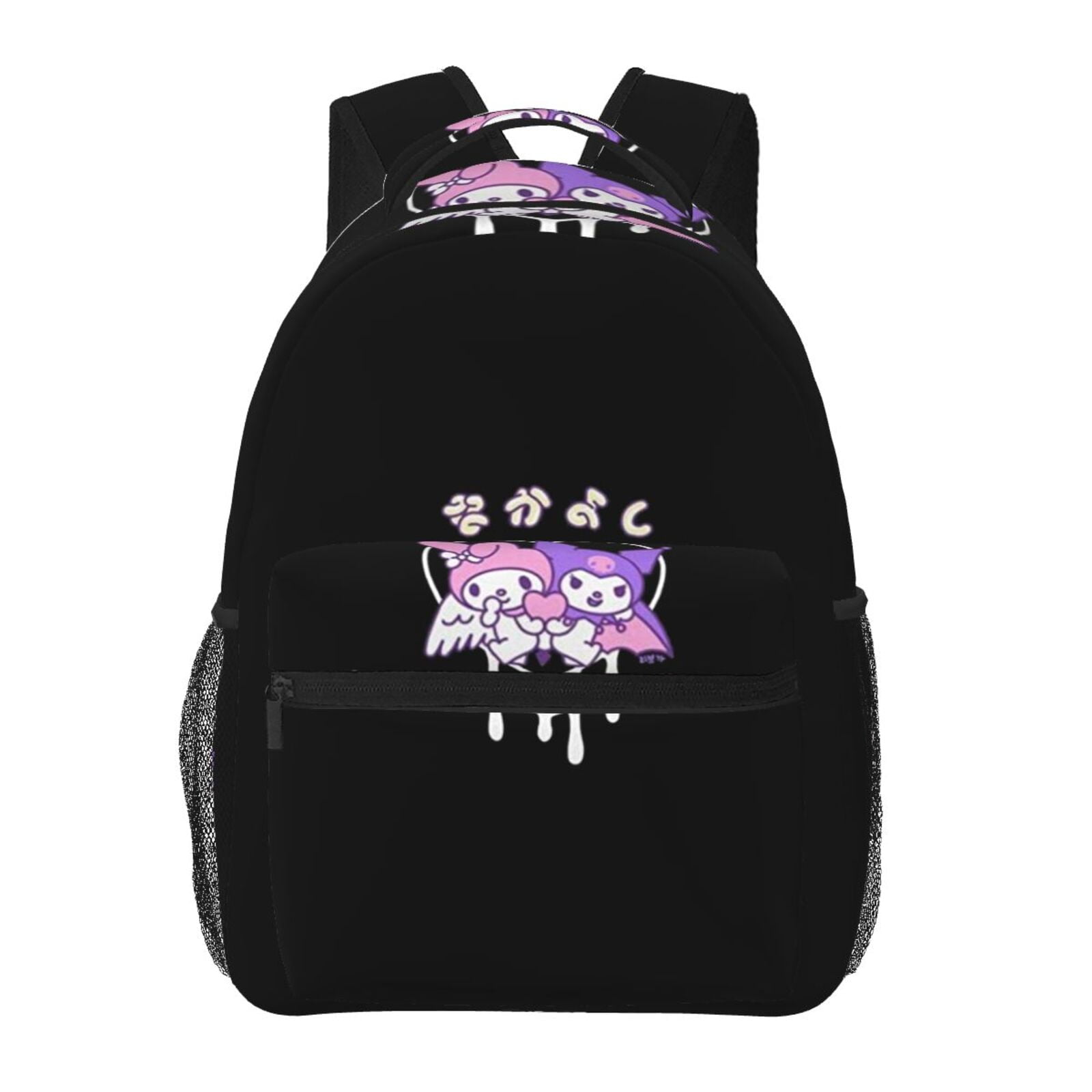 Kuromi Cartoon Purple Backpack 3D Printed Backpack Fashion Backpack ...