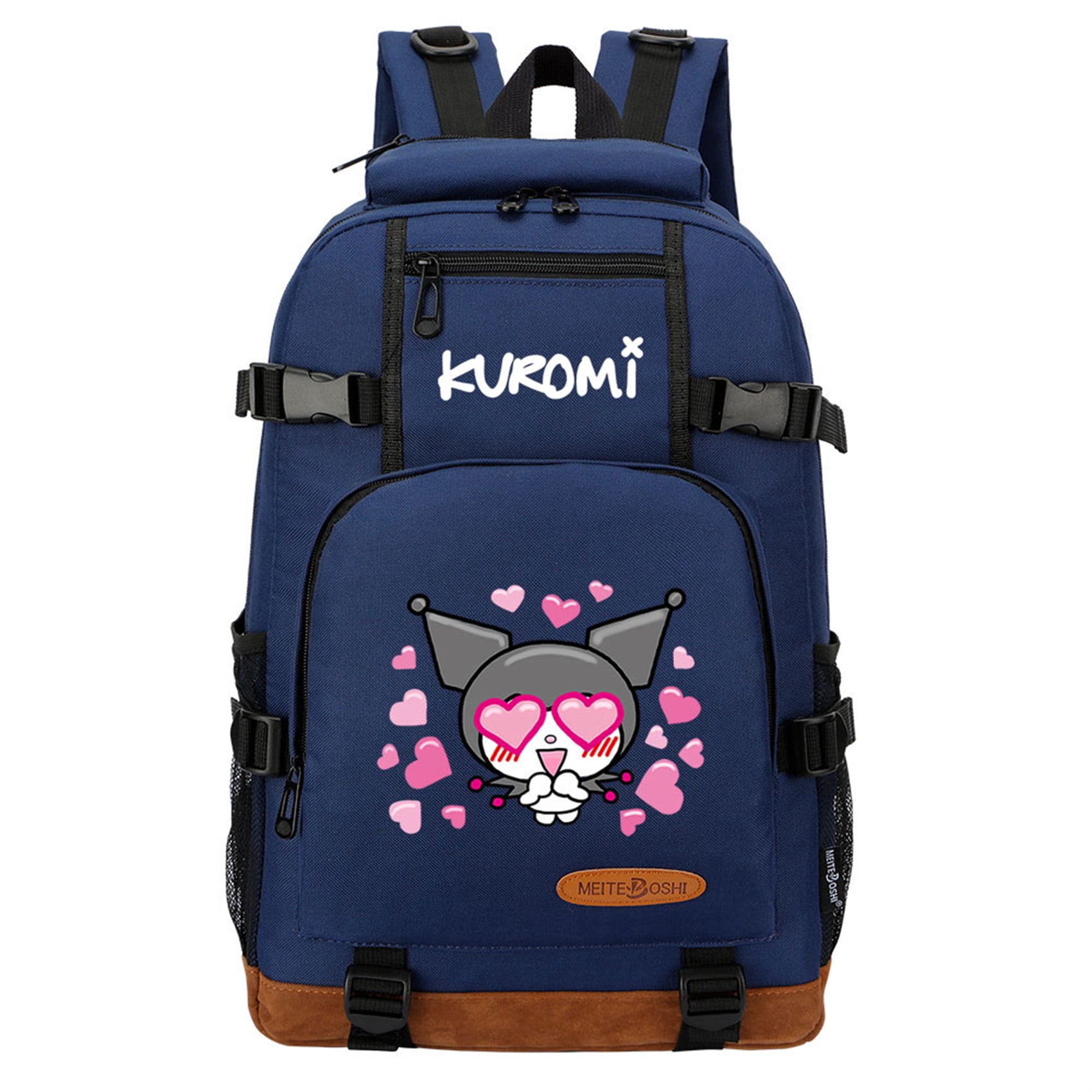 Kuromi Cartoon Travel Backpack Large Capacity Knapsack for Youth ...