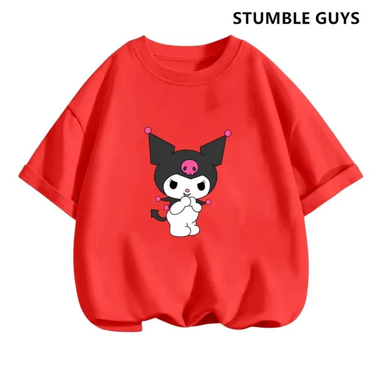 Kuromi Children's T-shirt Kawaii Sanrio Anime T Shirts Cinnamoroll ...