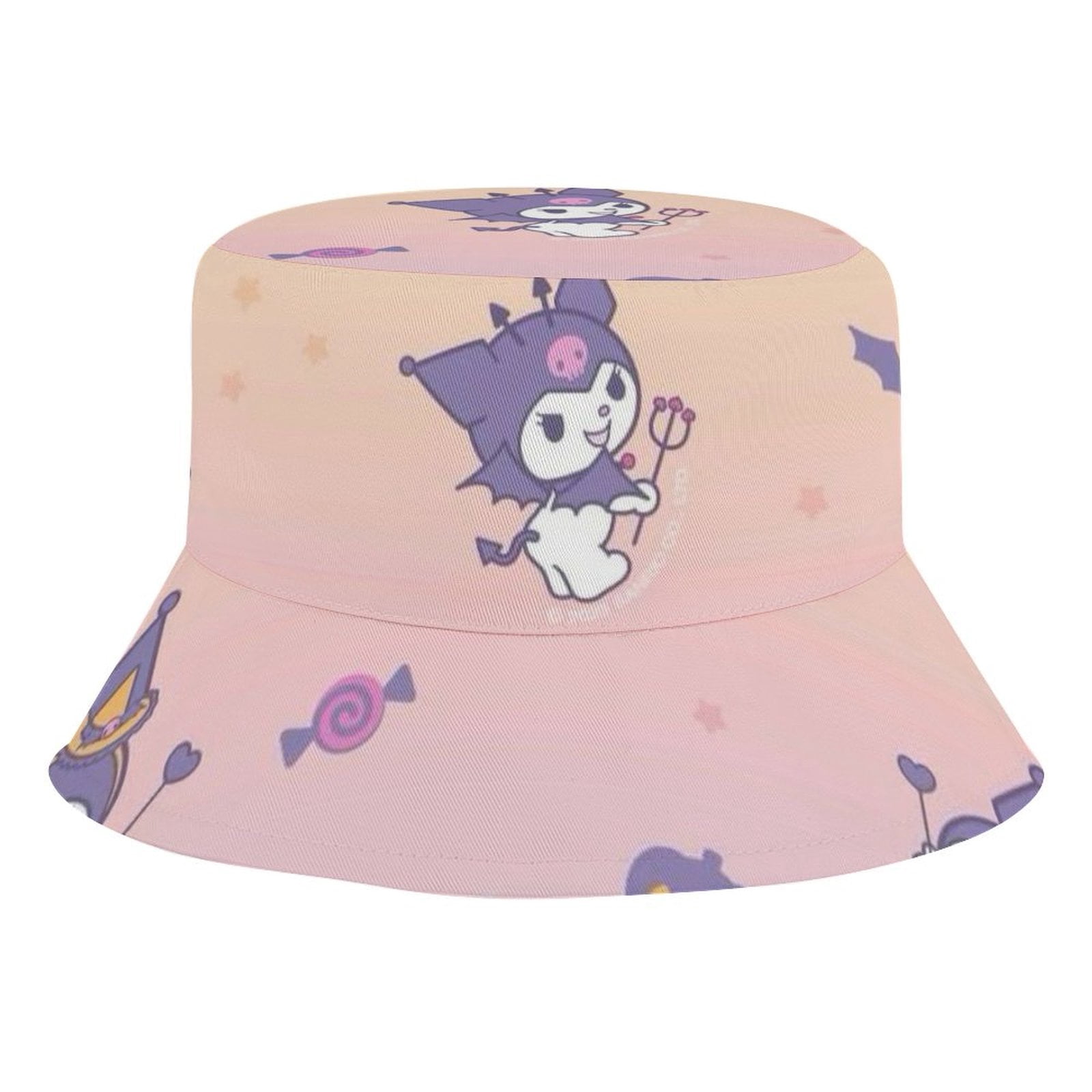 Kuromi Children's beach bucket hat suitable for boys and girls 50cm ...