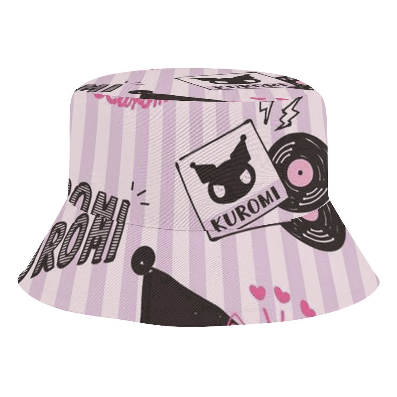 Kuromi Children's beach bucket hat suitable for boys and girls 54cm ...