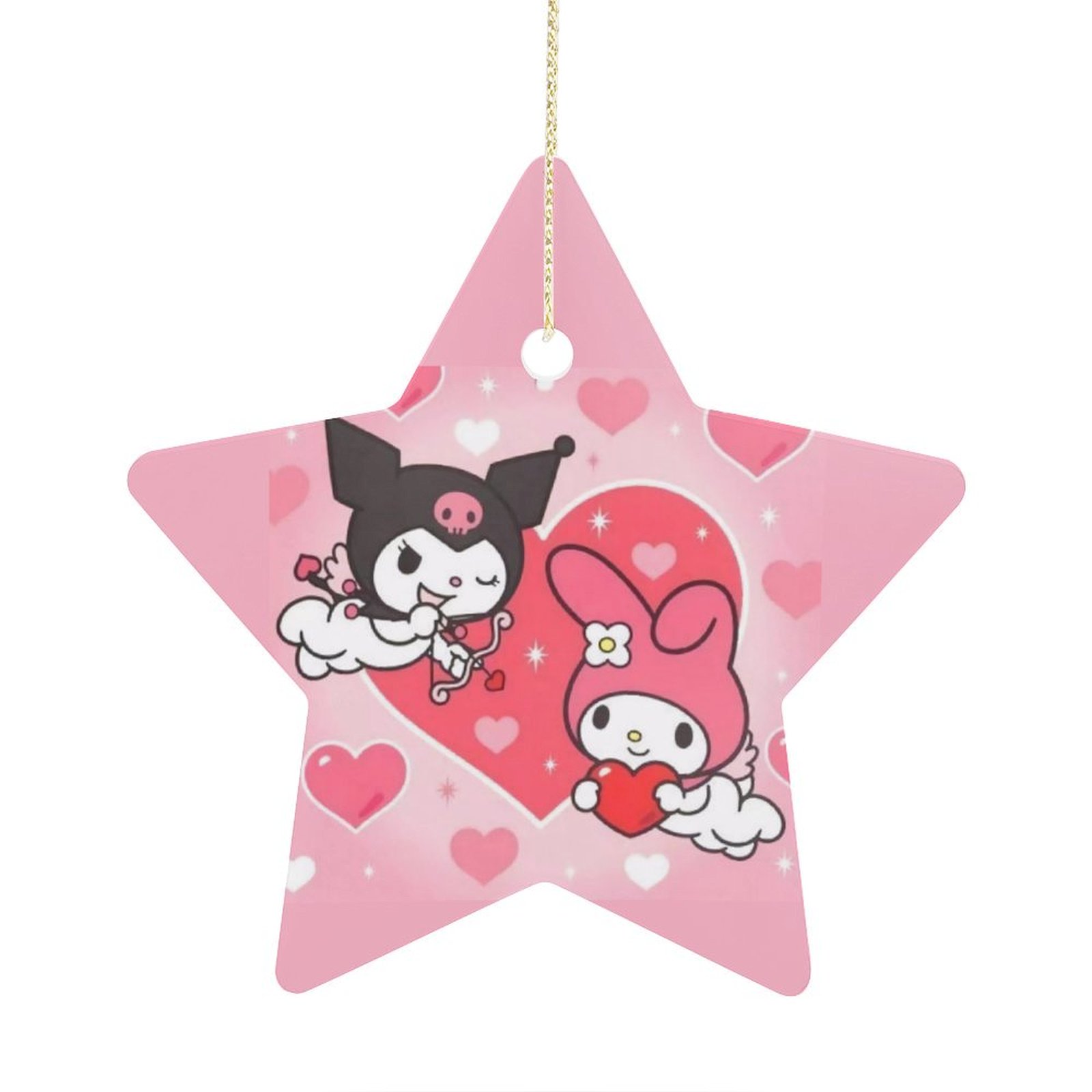 Kuromi Christmas Star Pendant Tree Ornaments for Kids Mom Dad Friends ...