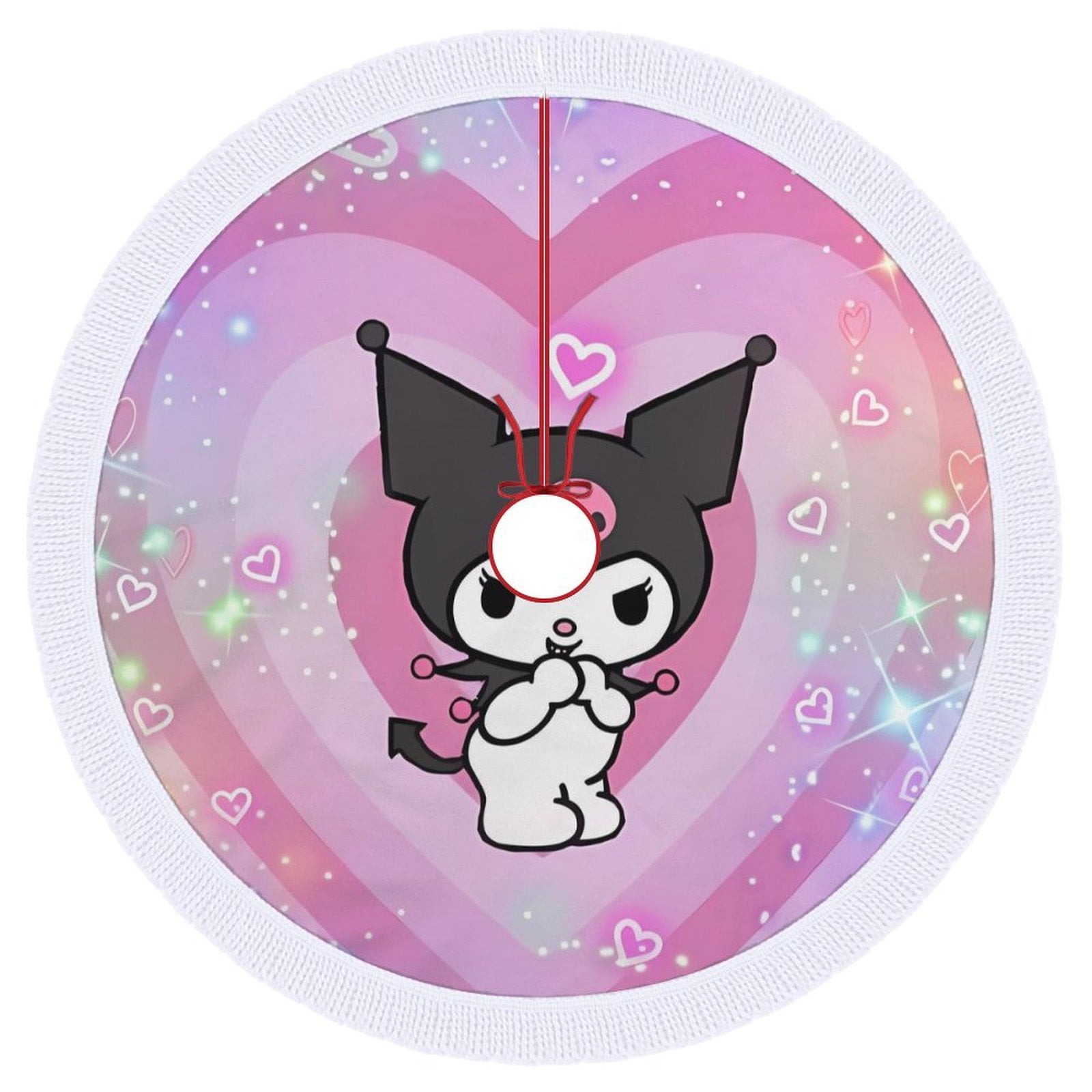 Kuromi Christmas Tree Skirt 36 inch Tree Skirt Large Xmas Tree Skirt ...