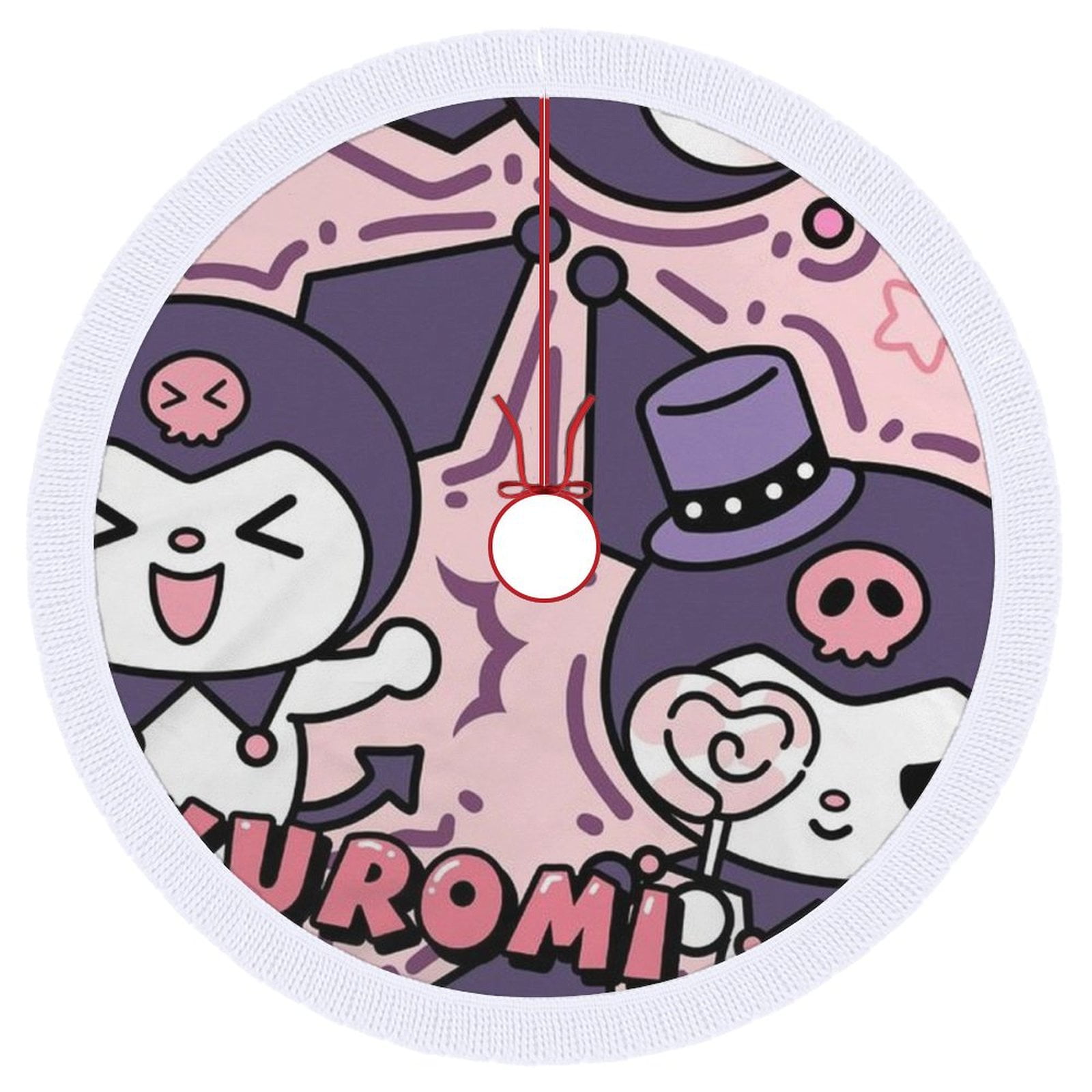 Kuromi Christmas Tree Skirt 36 inch Tree Skirt Large Xmas Tree Skirt ...