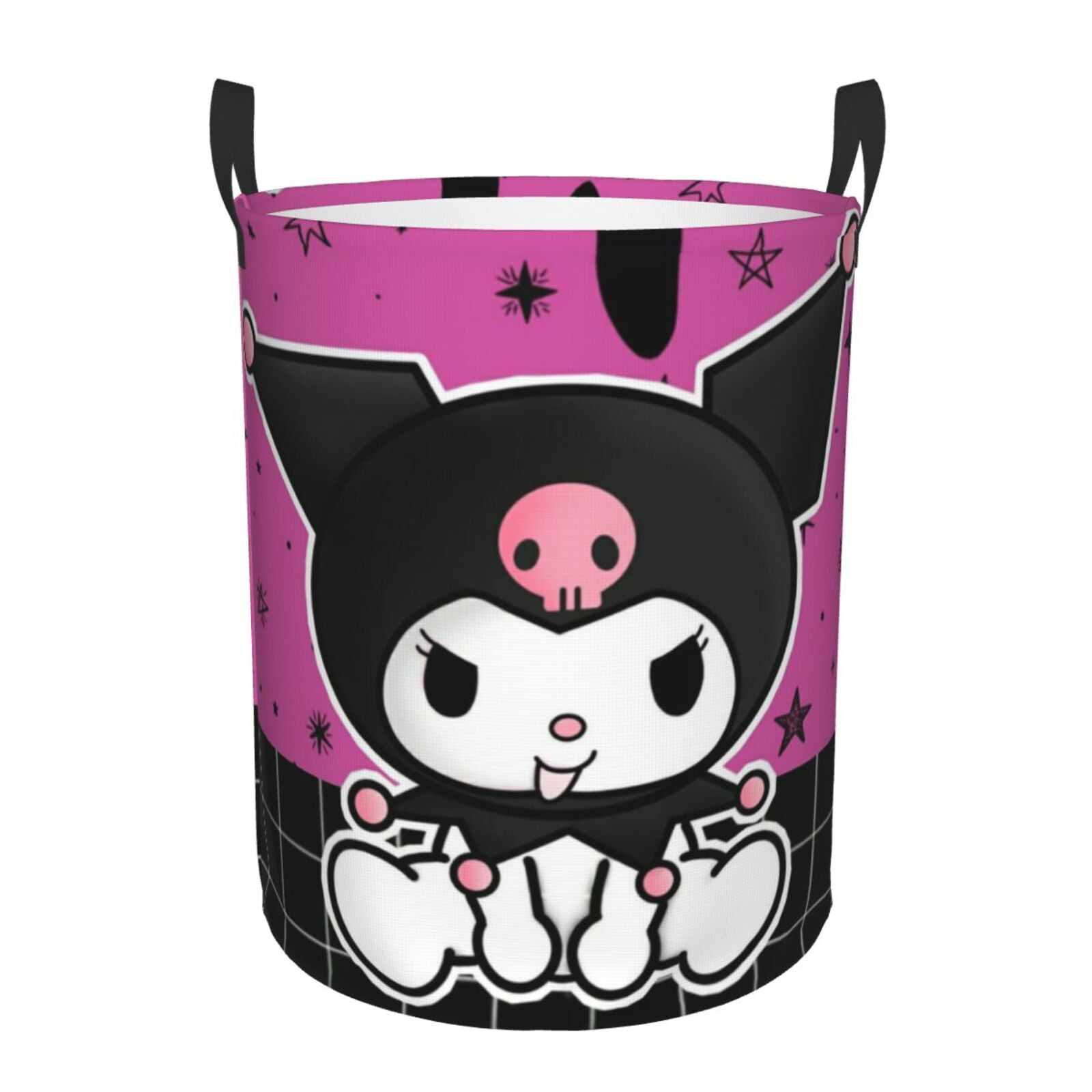 Kuromi Circular Hamper Laundry Basket Dirty Clothes Basket Storage ...