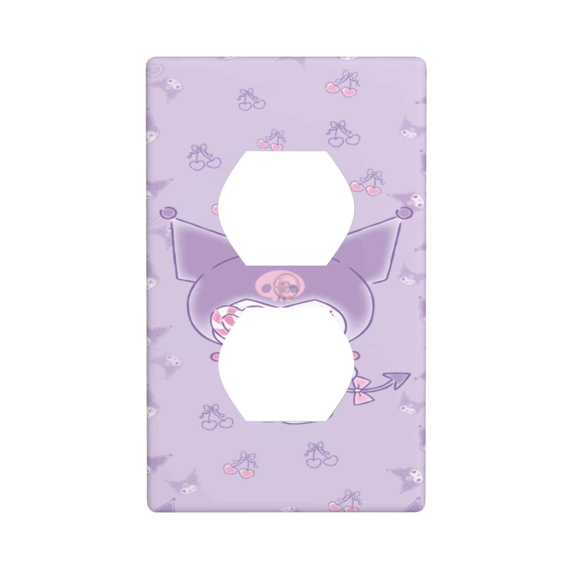 Kuromi Comics Creative Inspired Double-Sided Socket Decorative Wall ...