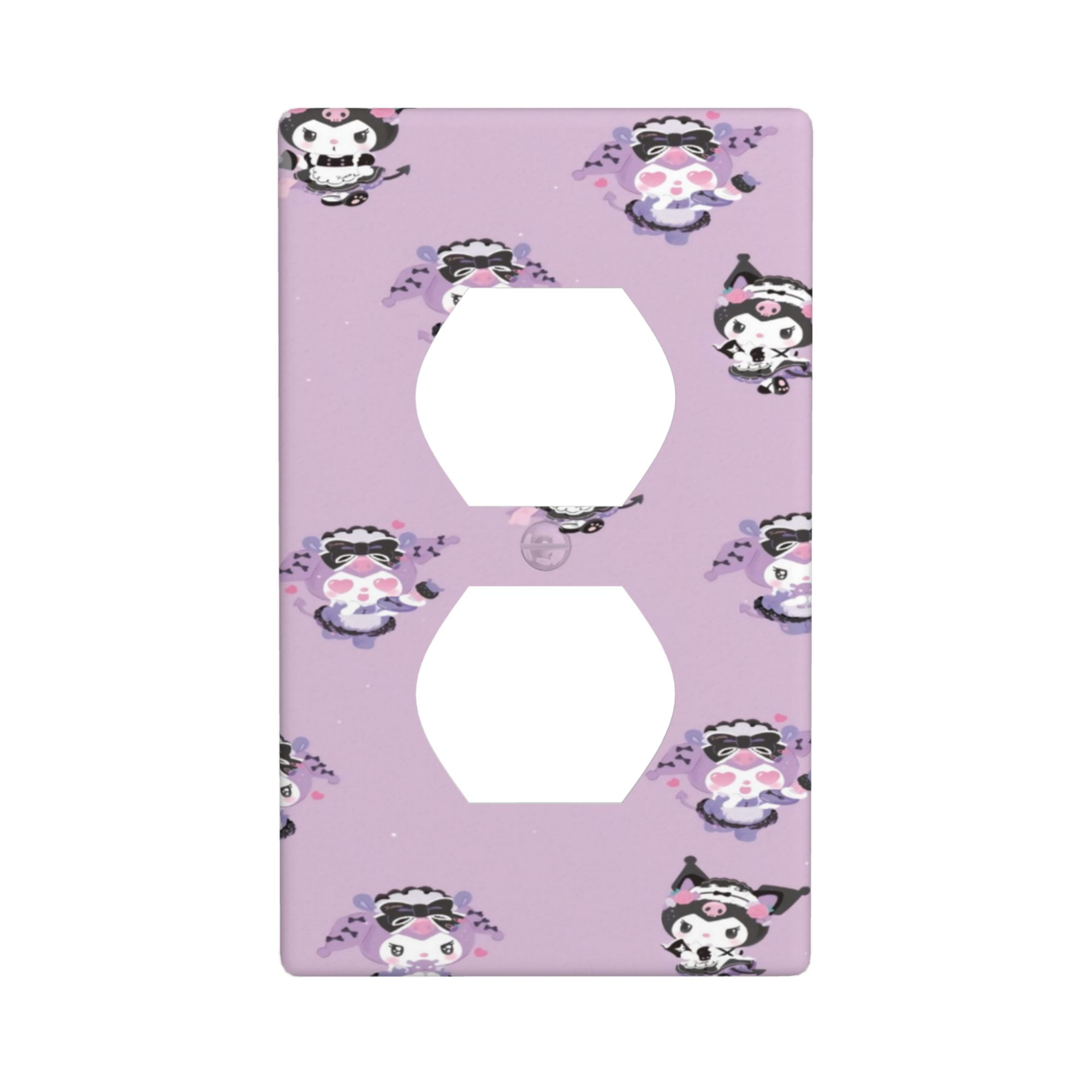 Kuromi Comics Creative Inspired Double-Sided Socket Decorative Wall ...