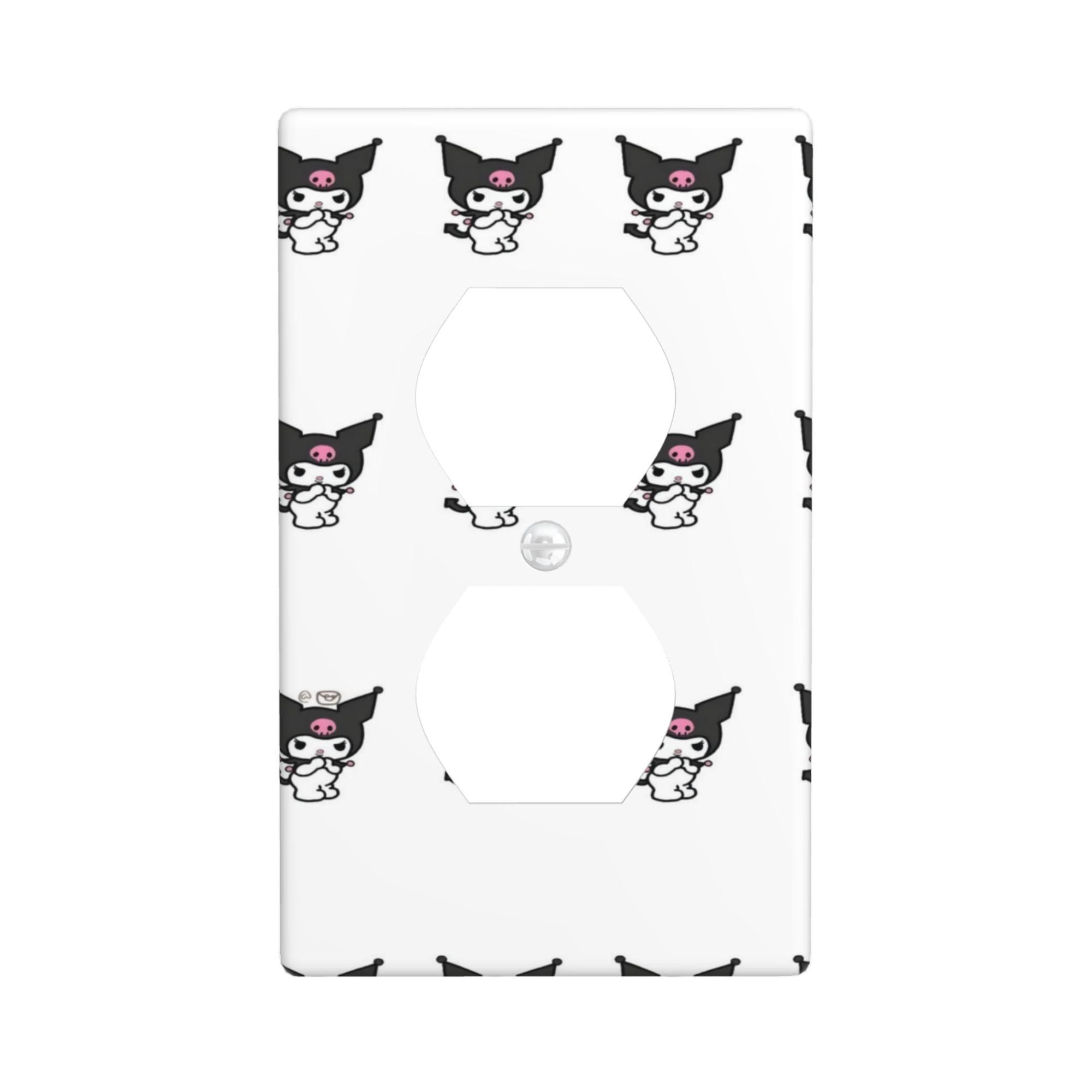 Kuromi Comics Creative Inspired Double-Sided Socket Decorative Wall ...