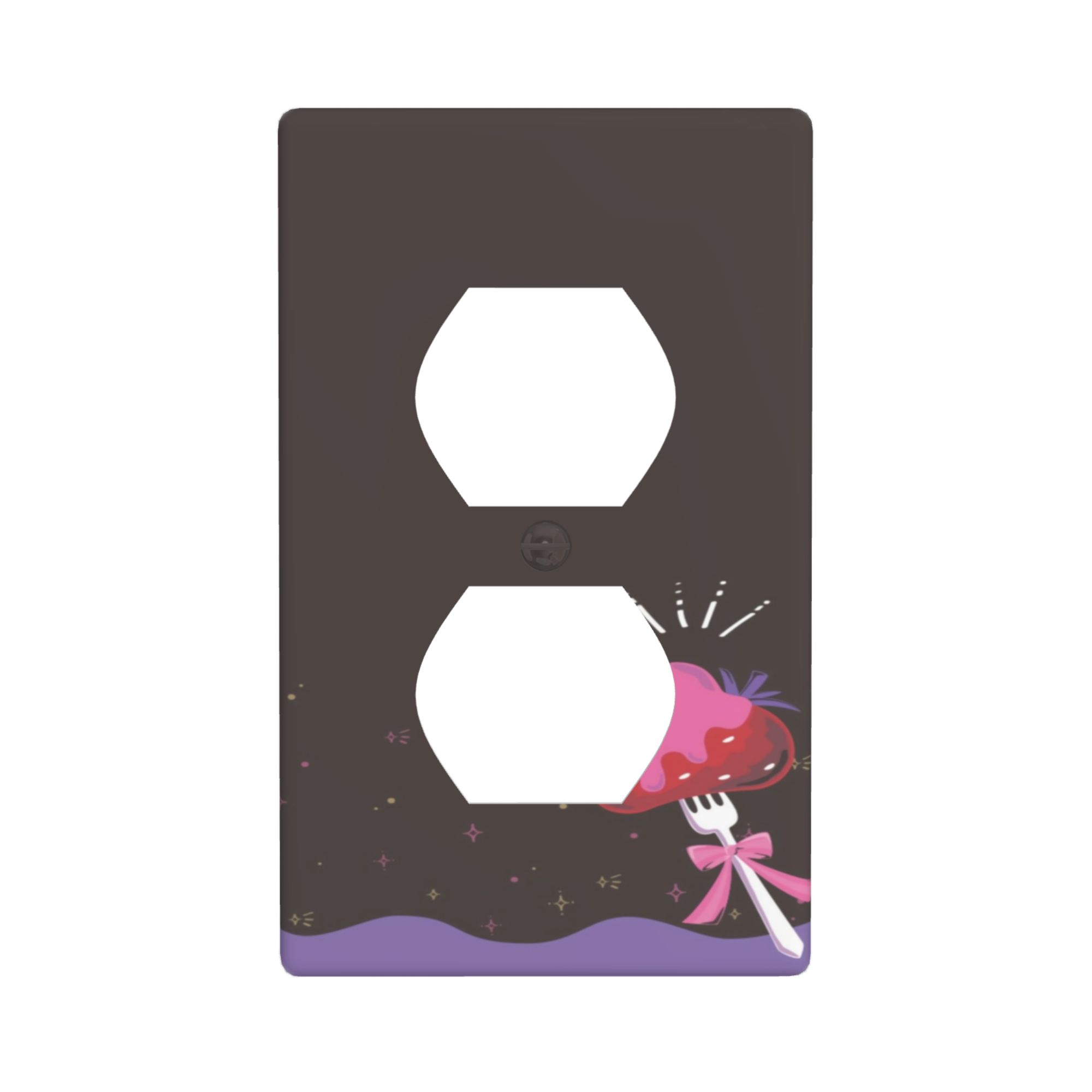 Kuromi Comics Creative Inspired Double-Sided Socket Decorative Wall ...
