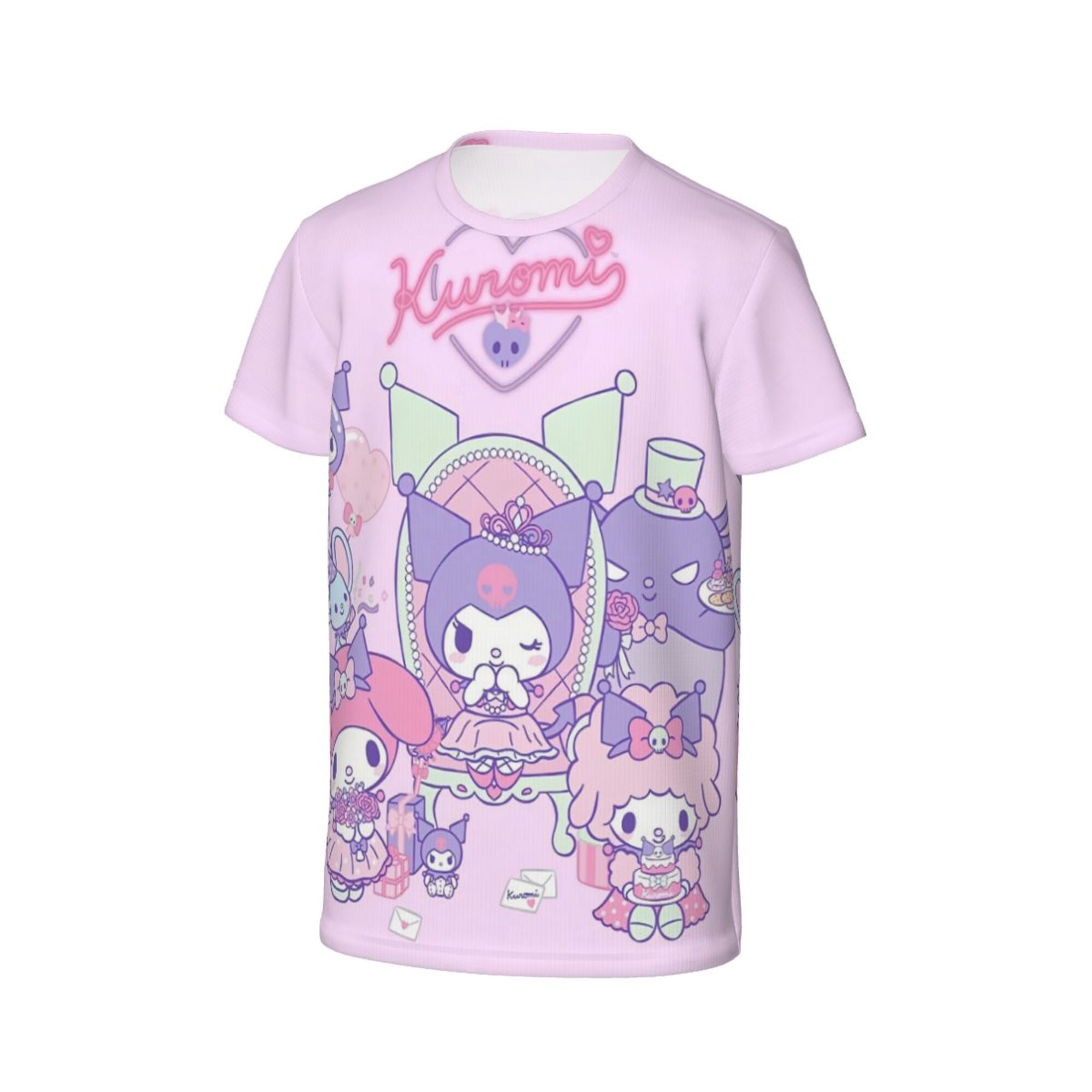 Kuromi Crew Neck Short Sleeve Youth Small - Walmart.com