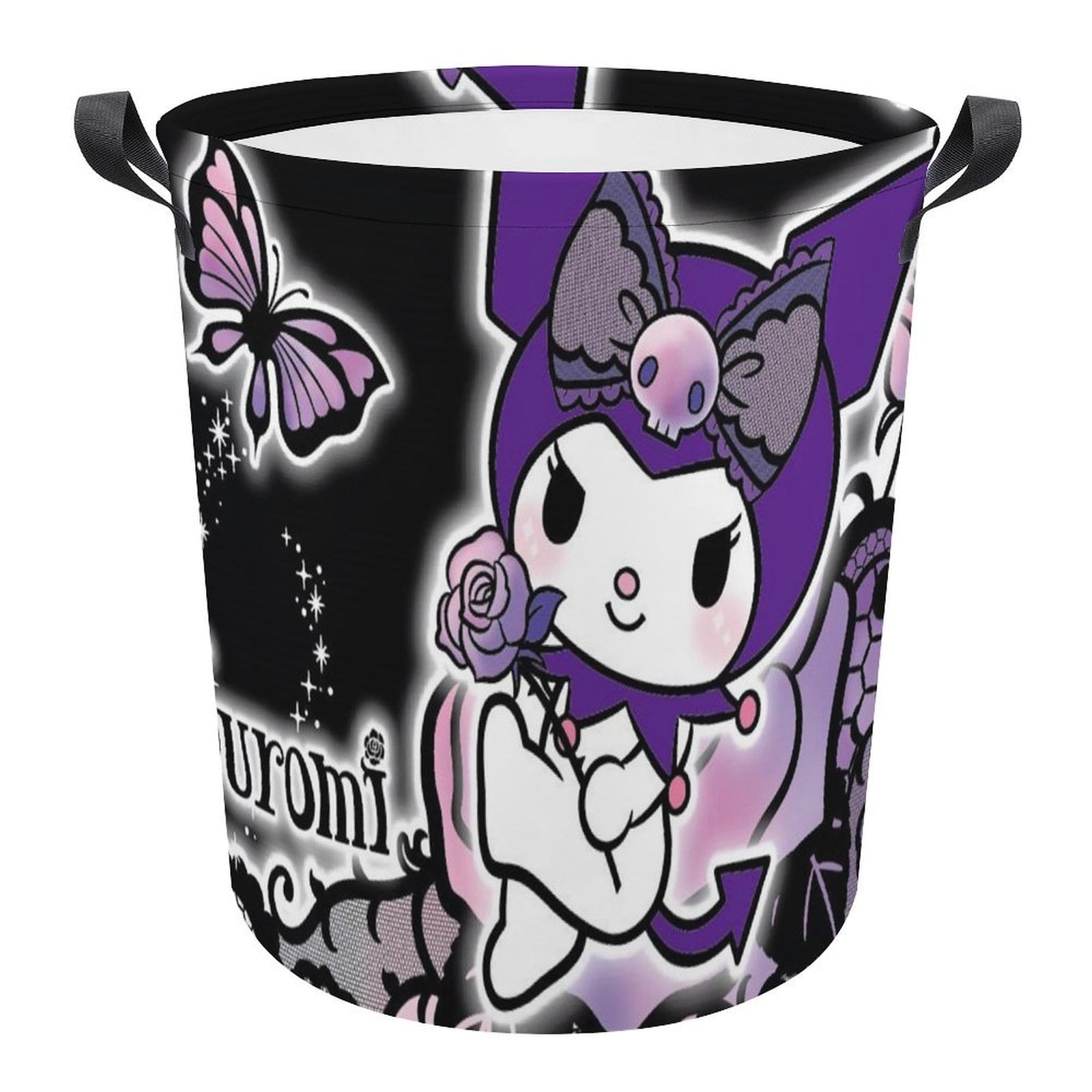 Kuromi Cute Collapsible Waterproof Laundry Hamper With Sturdy Handles ...