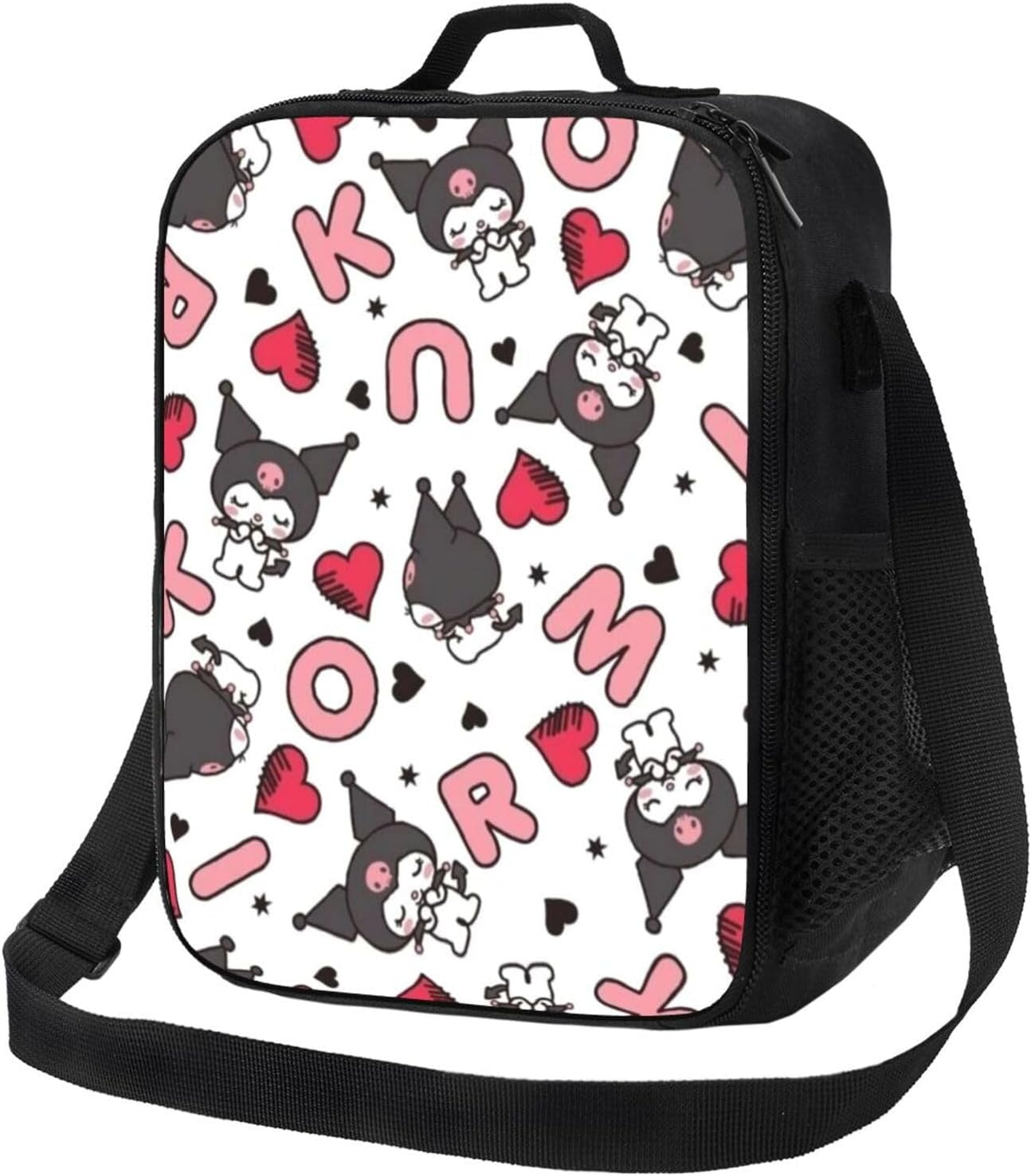 Kuromi Cute Lunch Bag Portable Large Capacity Insulated Lunch Box Ku ...