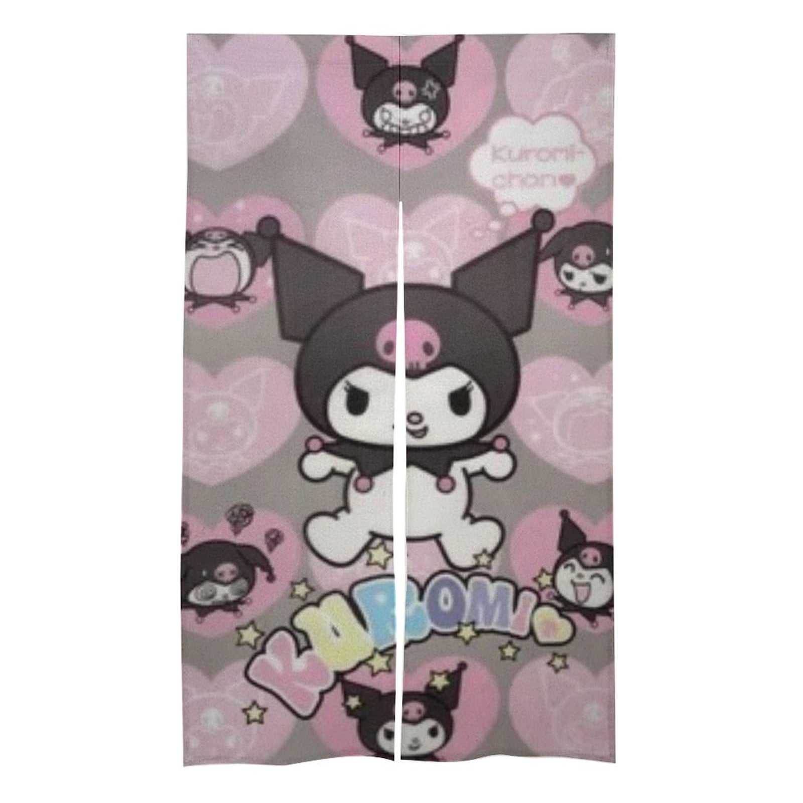 Kuromi Door curtain Doorway Privacy closet door 86x143cm curtain living ...