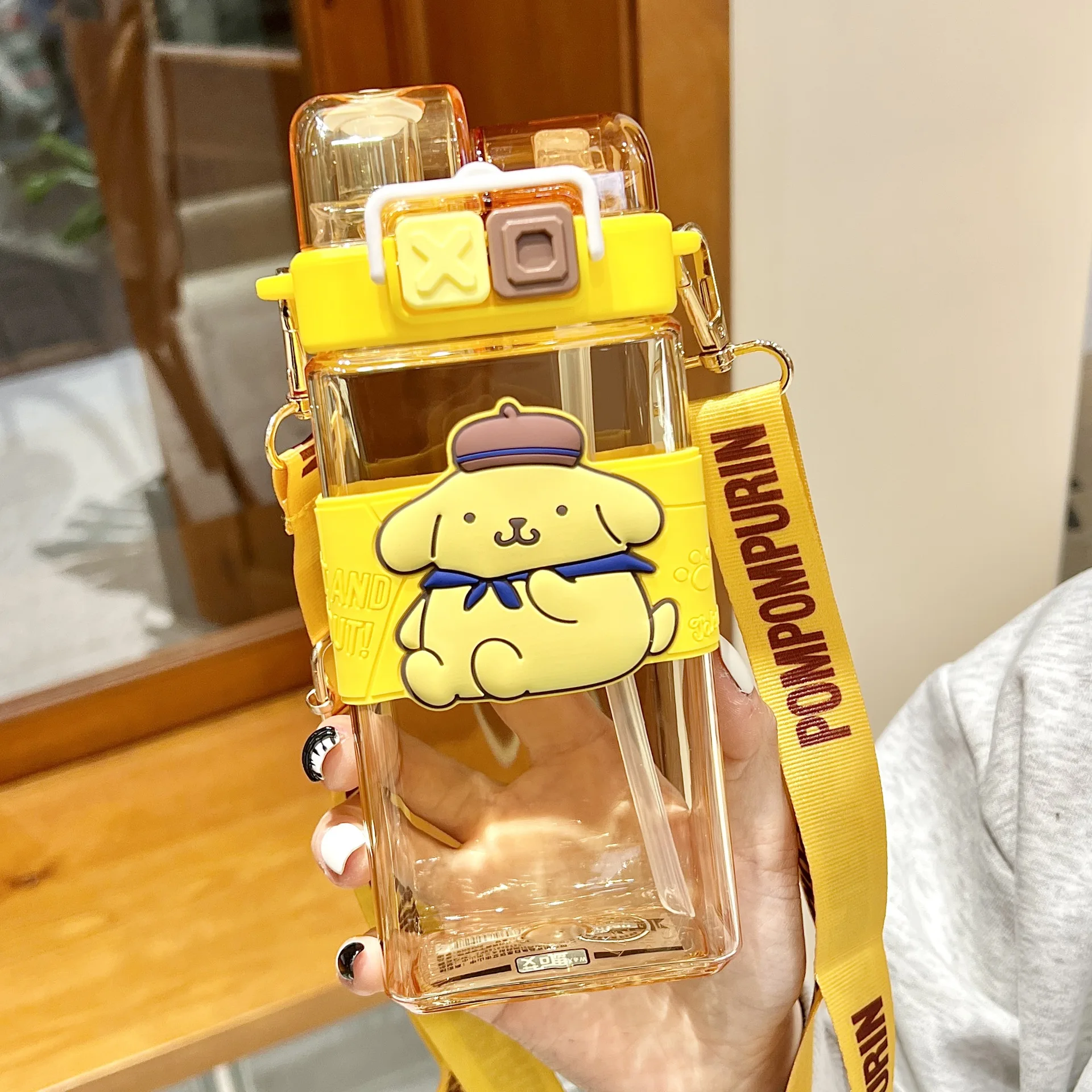 Kuromi Double Drink Bottle Food Grade Plastic Children's Water Cup ...