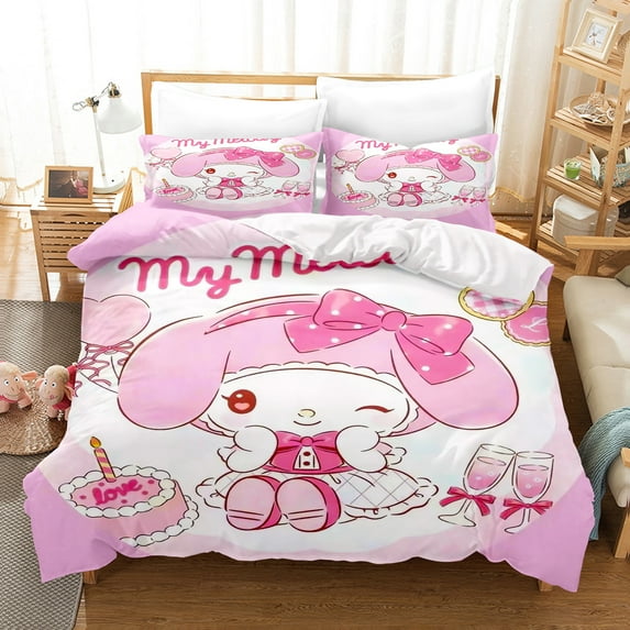 Kuromi Duvet Cover Set Bedding Comforter Sets King Size 3D Bedding Set ...