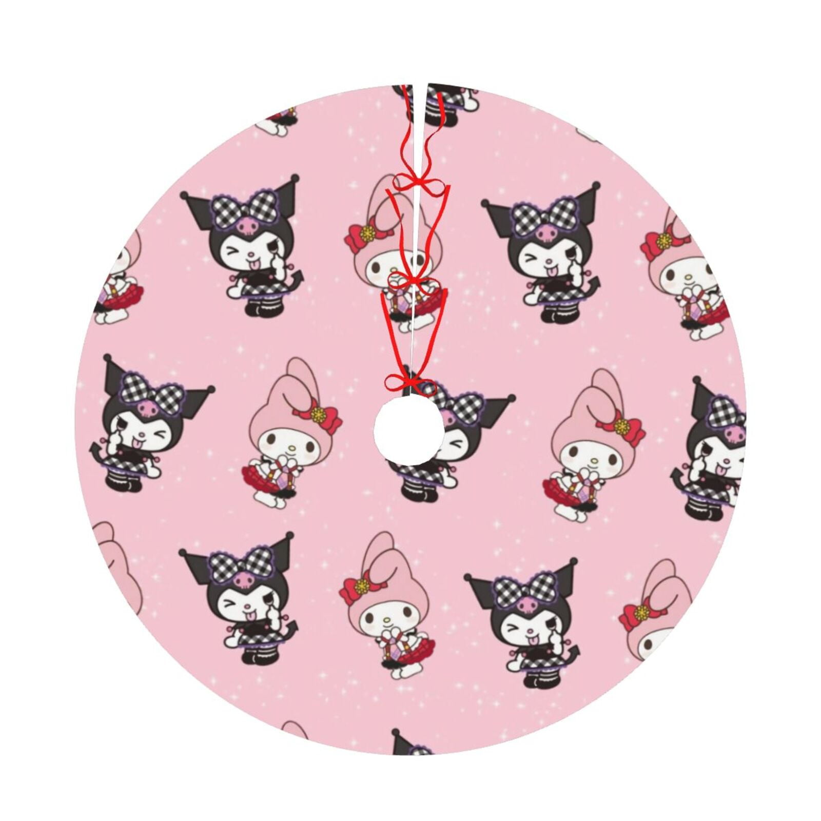 Kuromi E My Melody Christmas Tree Skirt 36 Inch,Soft and Funny Merry ...