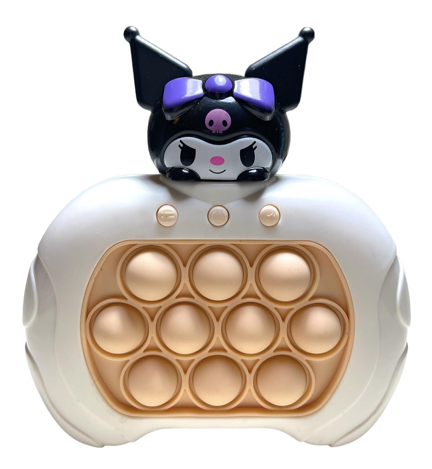 Kuromi Fast Push Game, Cute Anime Pop Fidget Light Up Bubble Handheld ...