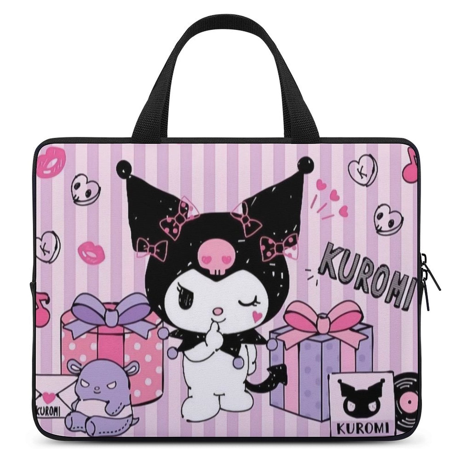 Kuromi Happy Birthday Laptop sleeve with Handle, Laptop Case, laptop ...
