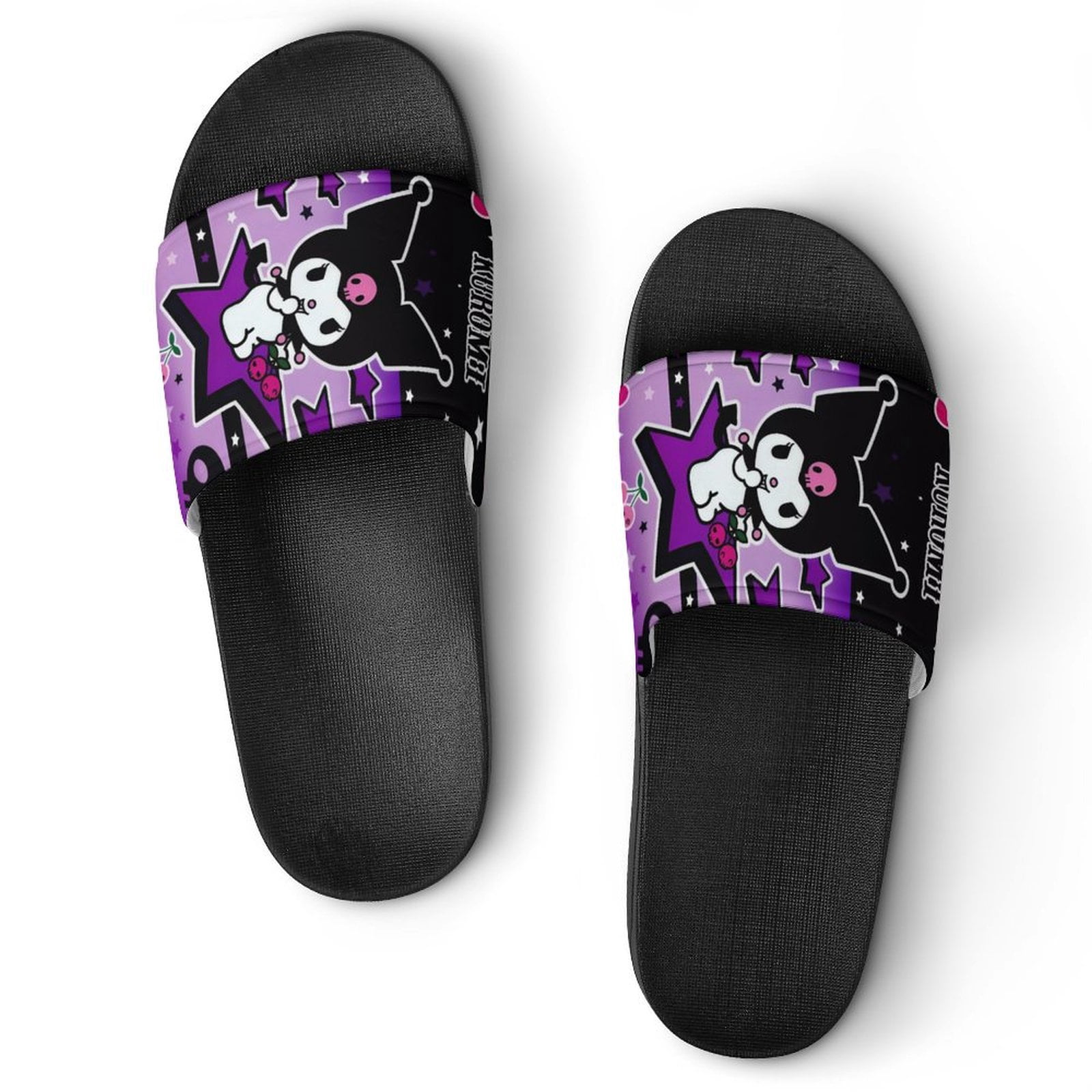 Kuromi House Slides Non Slip Quick Drying Shower Sandals Bathroom ...