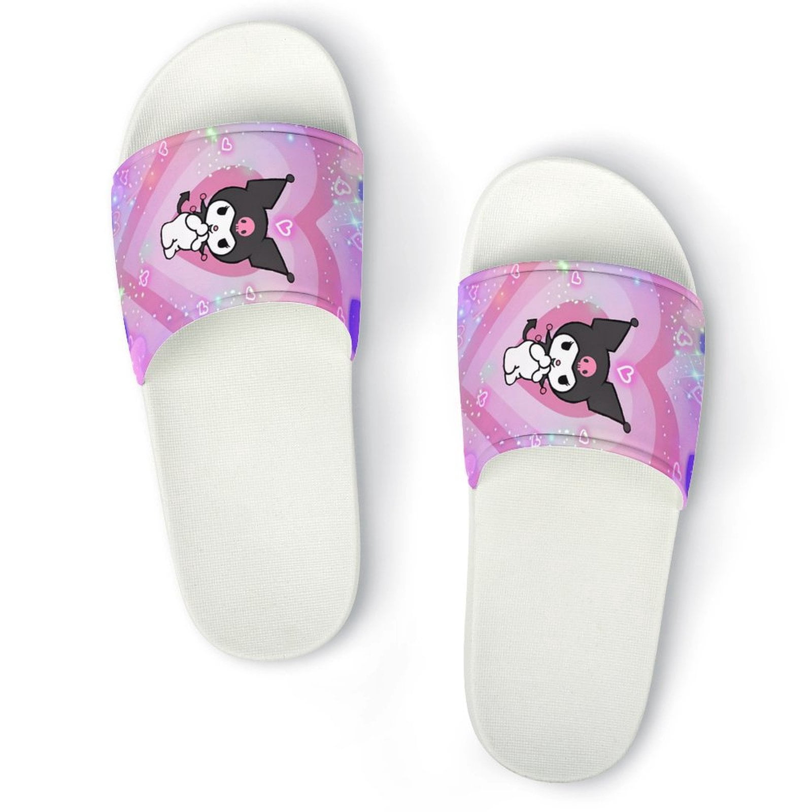Kuromi House Slides Non Slip Quick Drying Shower Sandals Bathroom ...