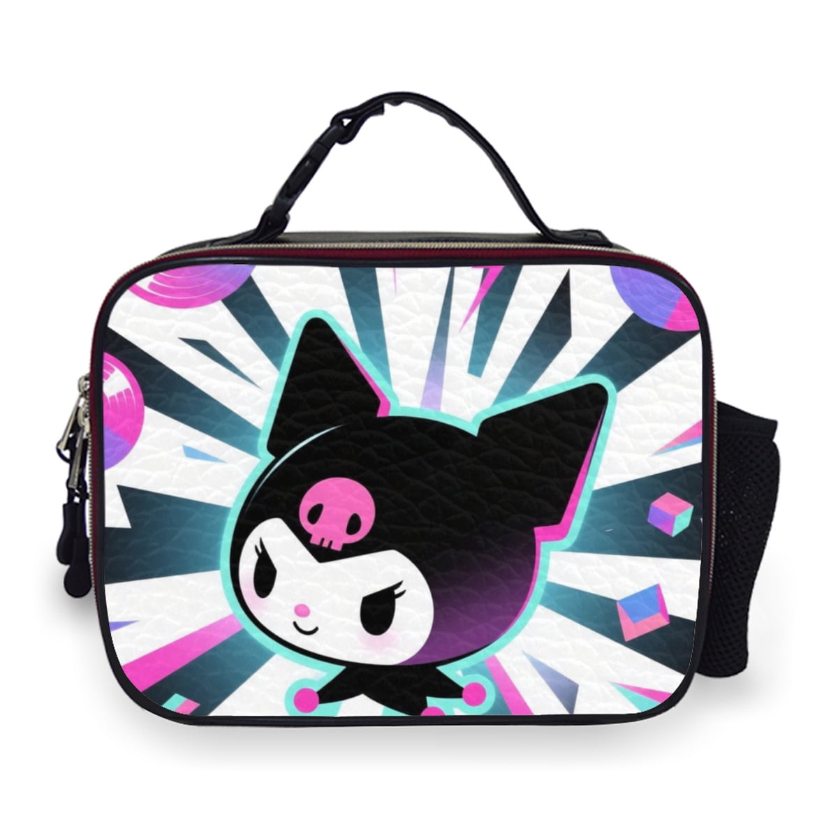 Kuromi Insulated Lunch Box Unisex Reusable Lunch Box Portable Leather ...