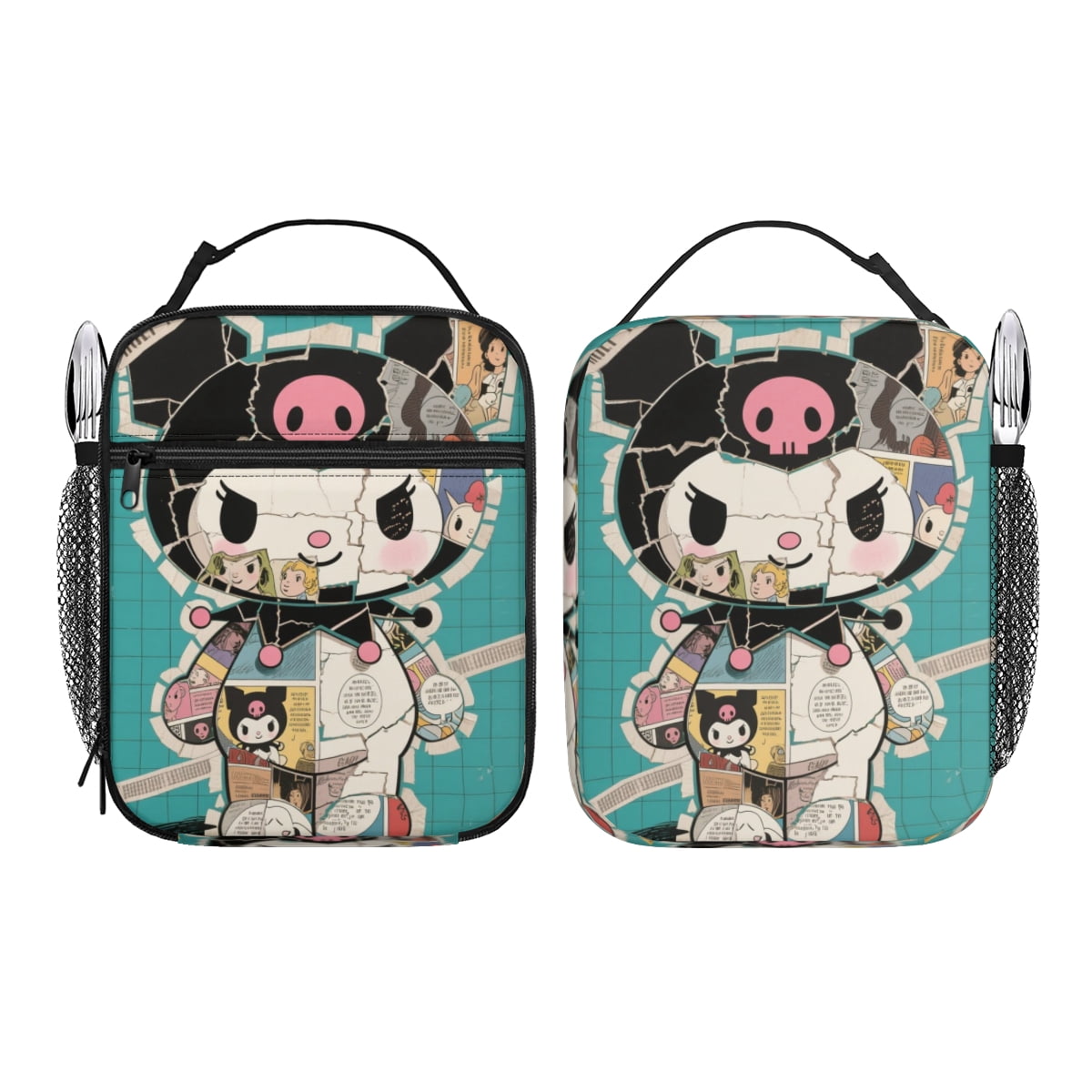 Kuromi Insulated Lunch Box Unisex Reusable Lunch Box - Walmart.com