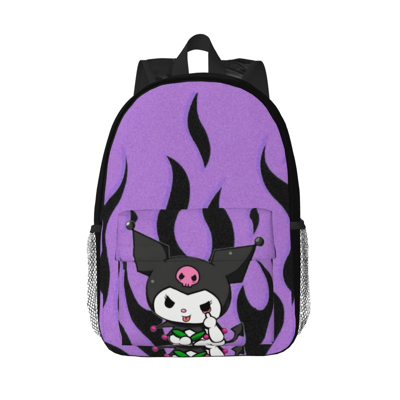 Kuromi Is A Ghost Face Backpack,Daypack Cute Cartoon Travel Backpack with Multiple Pockets ...