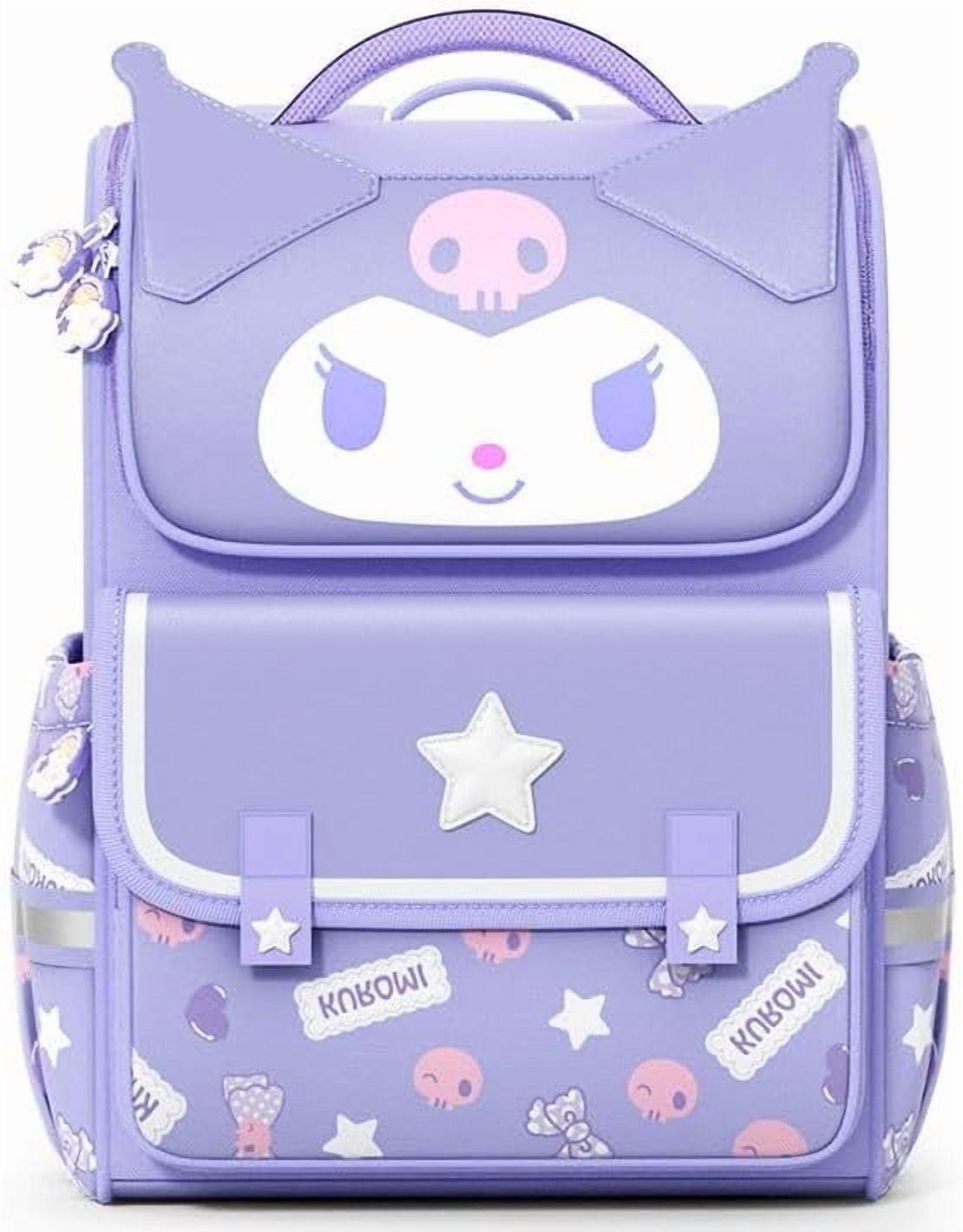 Kuromi Japanese Cartoon Character Backpack School Bag - Walmart.com