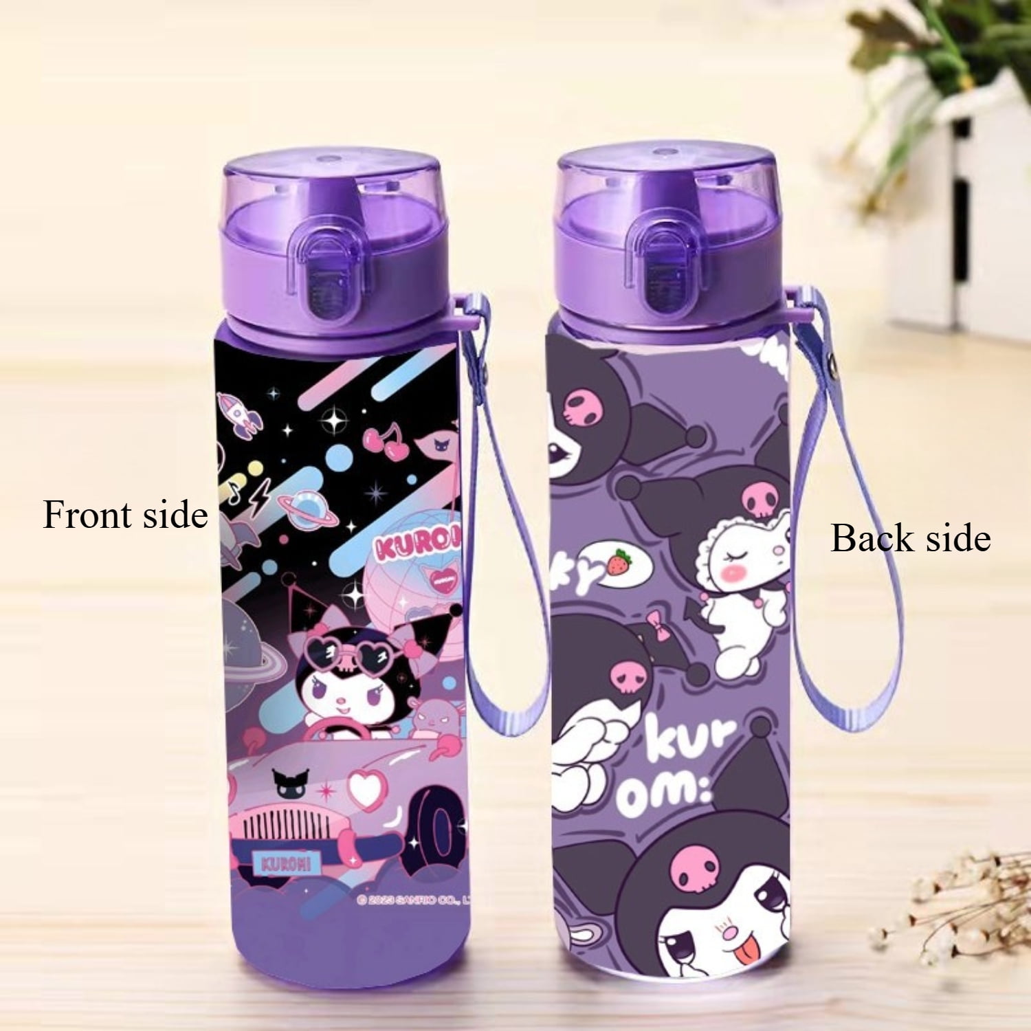 Kuromi KT My Melody Cartoon Sports Water Cup Plastic Food-grade ...