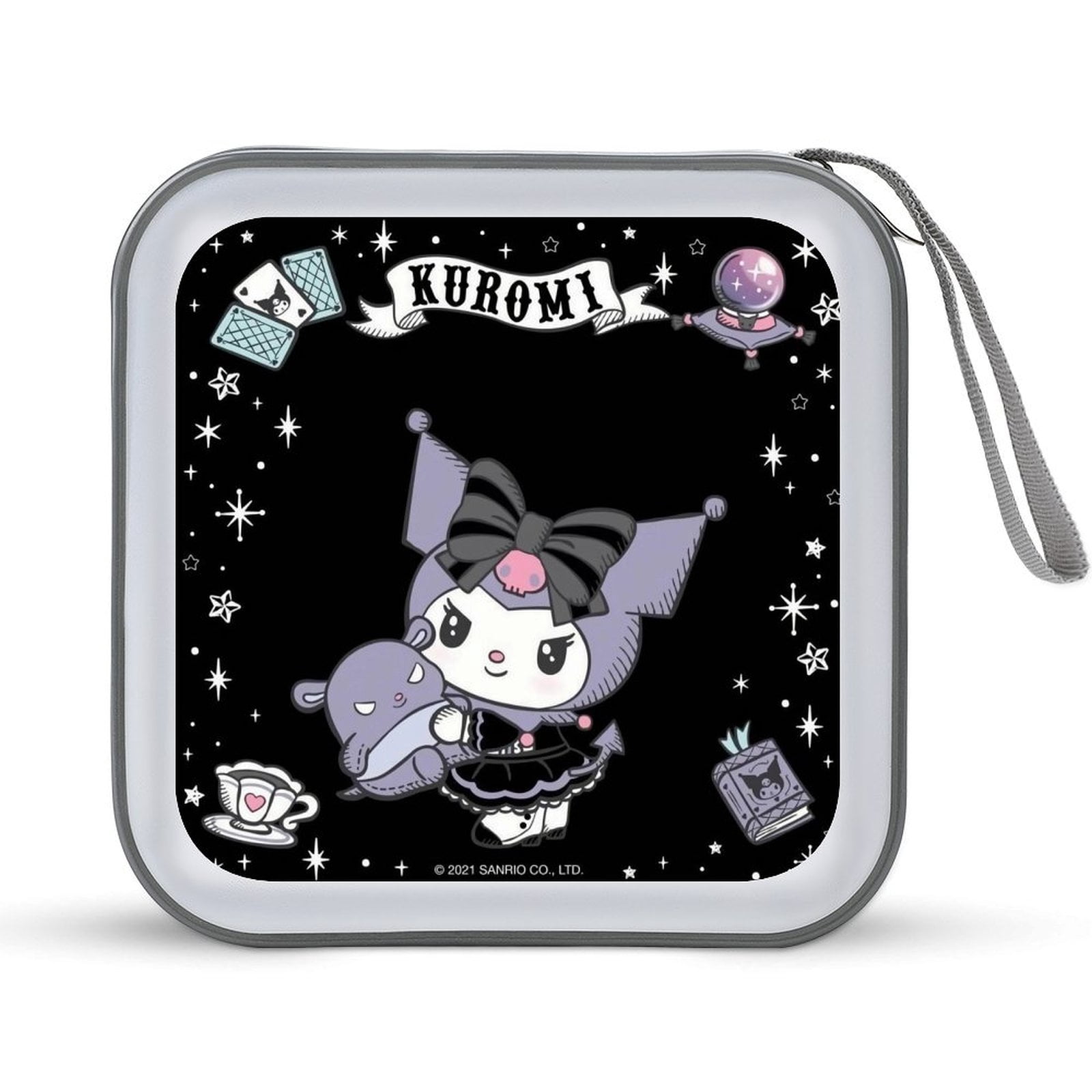Kuromi Kawaii CD Case, 40 Capacity VCD/DVD Case Holders Wallet Hard ...