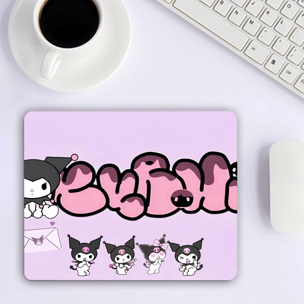 Kuromi Kawaii Mousepad Mousepad Game Pc Accessories Overlock MouseMat ...