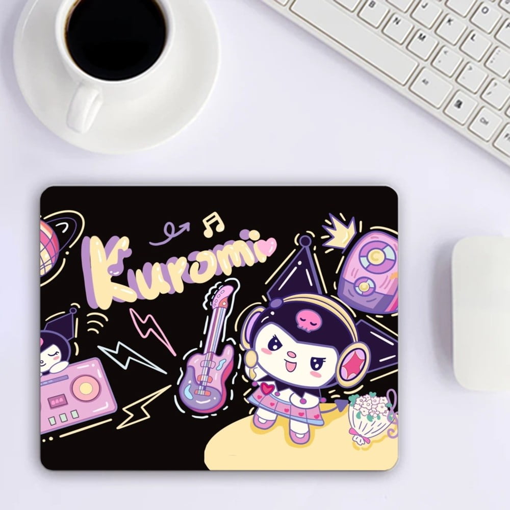 Kuromi Kawaii Mousepad Mousepad Game Pc Accessories Overlock MouseMat ...