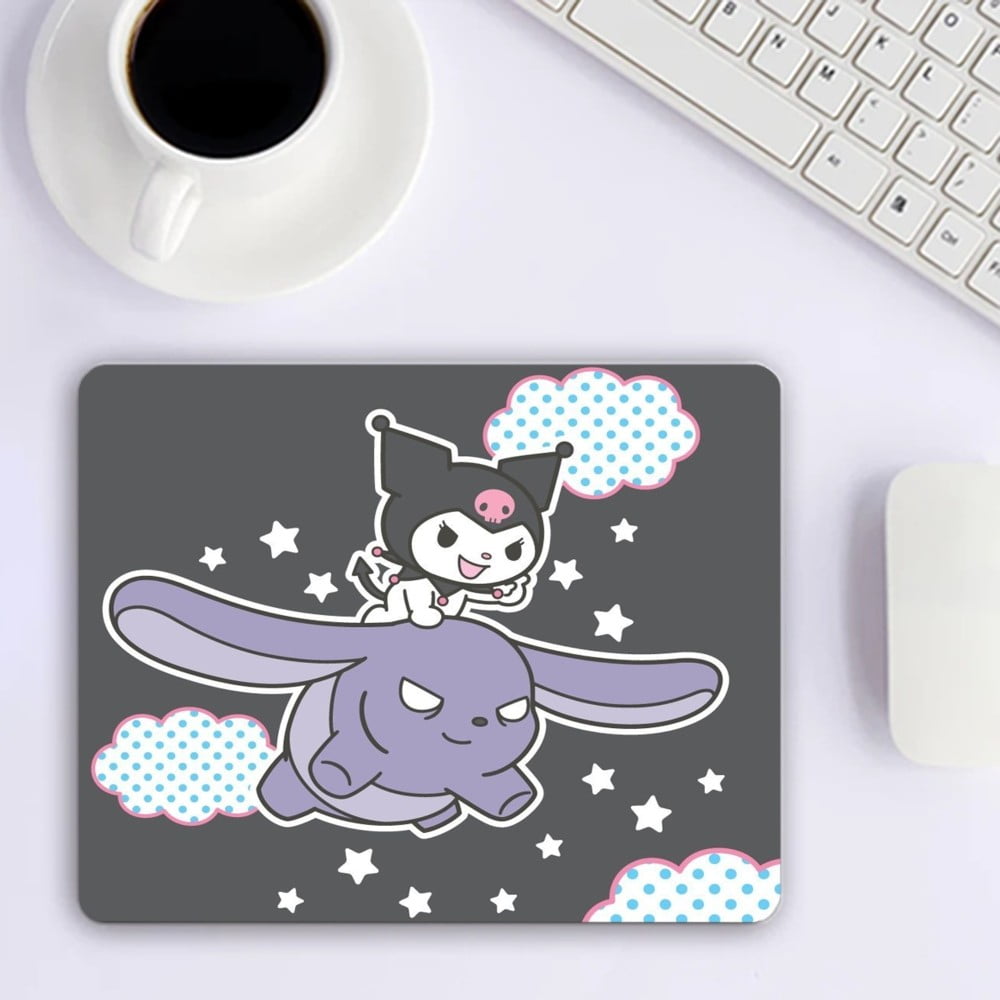 Kuromi Kawaii Mousepad Mousepad Game Pc Accessories Overlock MouseMat ...