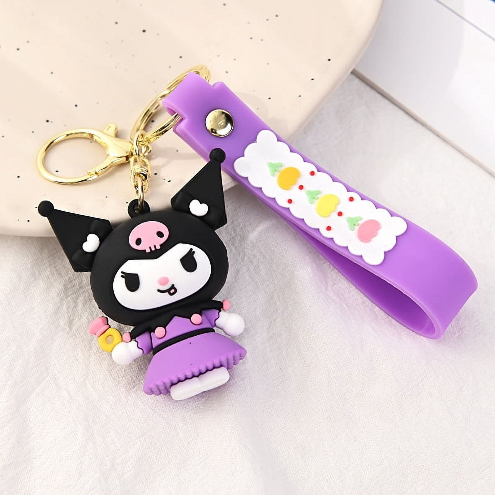 Kuromi Keychain Pendant Silicone Two-dimensional Cute Pendant Wholesale ...
