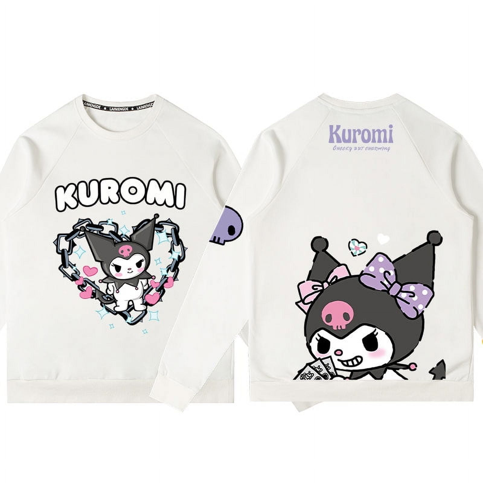 Kuromi Kuromi Joint Crewneck Hoodie Female Niche Design Sense Sanrio ...
