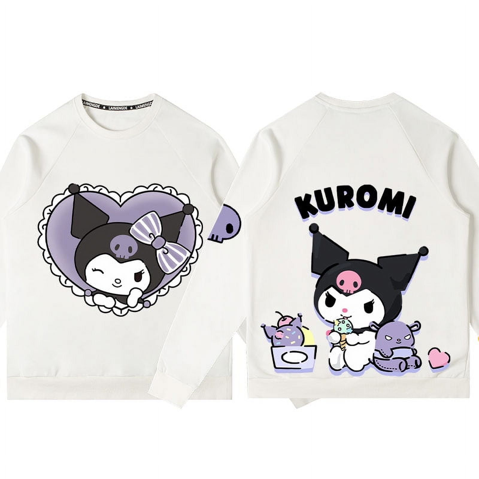 Kuromi Kuromi Joint Crewneck Hoodie Female Niche Design Sense Sanrio ...