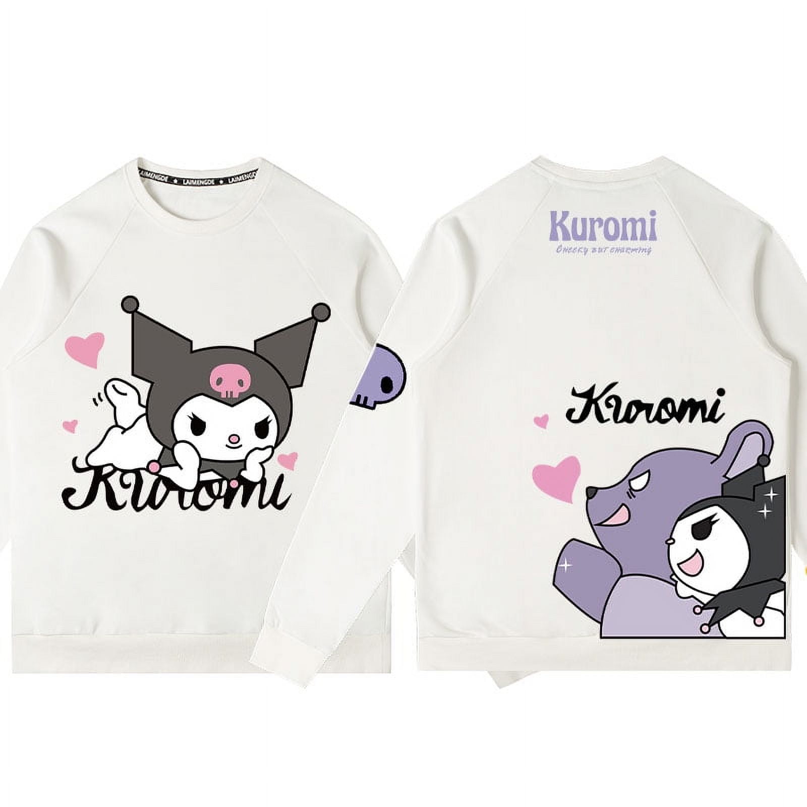 Kuromi Kuromi Joint Crewneck Hoodie Female Niche Design Sense Sanrio ...