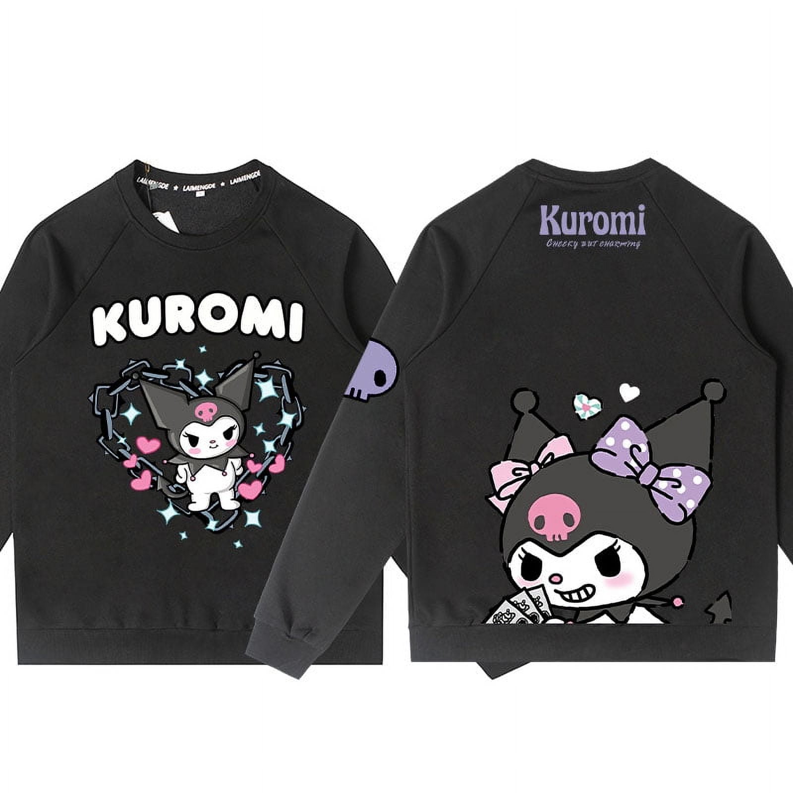 Kuromi Kuromi Joint Crewneck Hoodie Female Niche Design Sense Sanrio ...