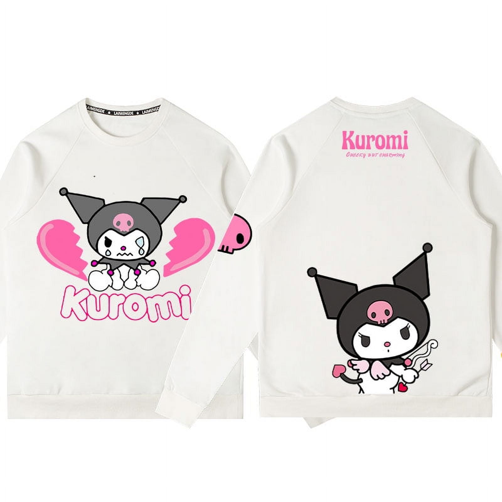 Kuromi Kuromi Joint Crewneck Hoodie Female Niche Design Sense Sanrio ...