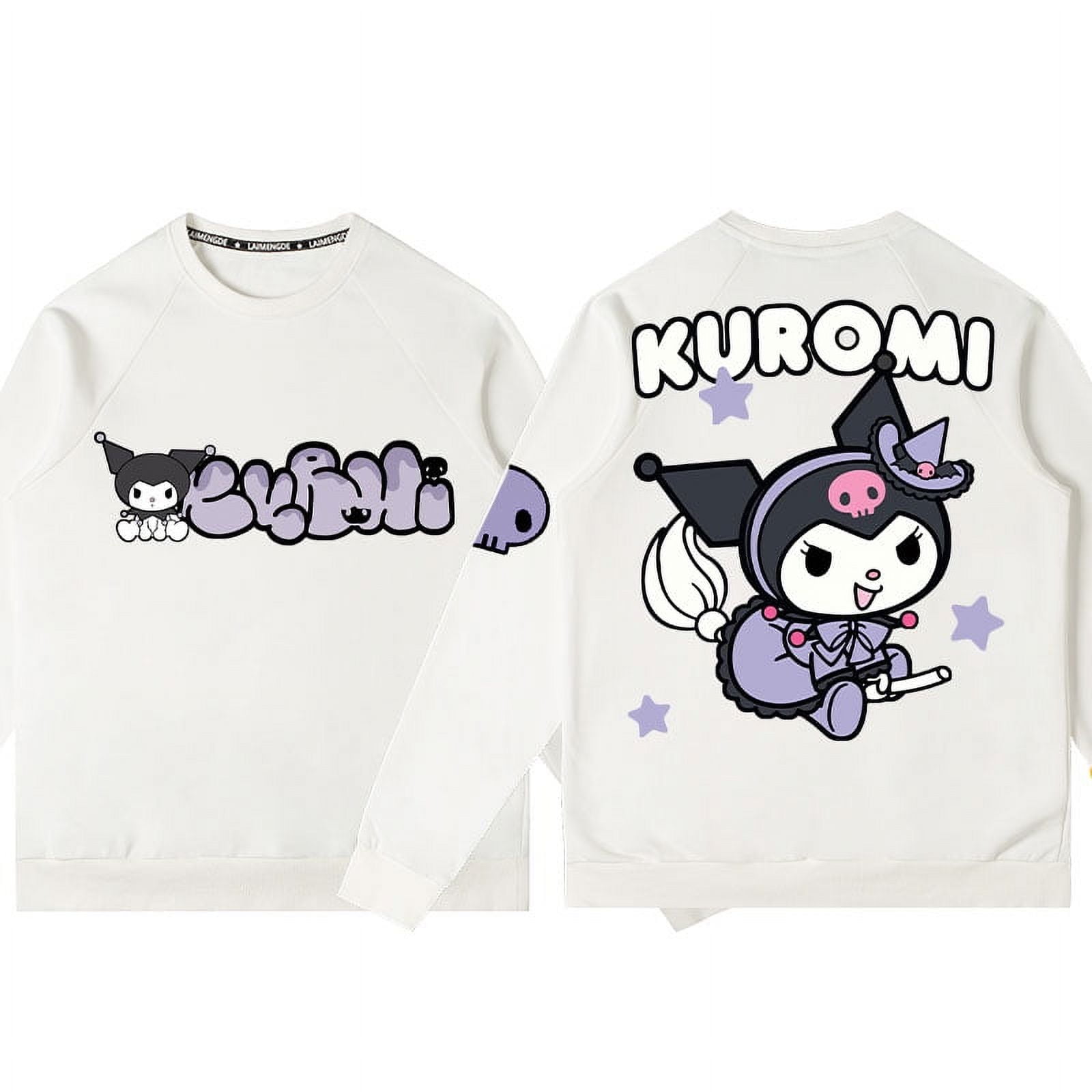 Kuromi Kuromi Joint Crewneck Hoodie Female Niche Design Sense Sanrio ...
