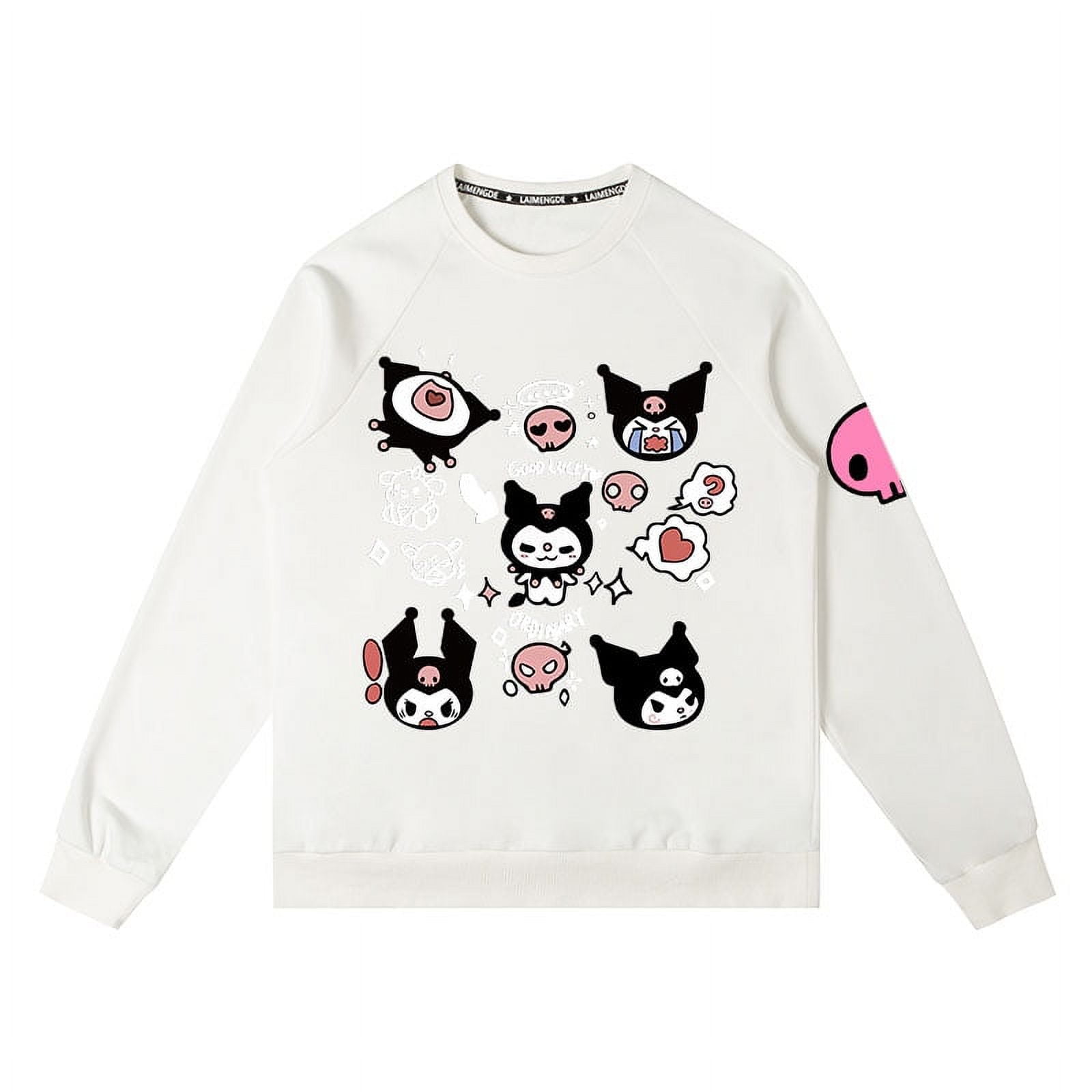 Kuromi Kuromi Joint Crewneck Hoodie Female Niche Design Sense Sanrio ...