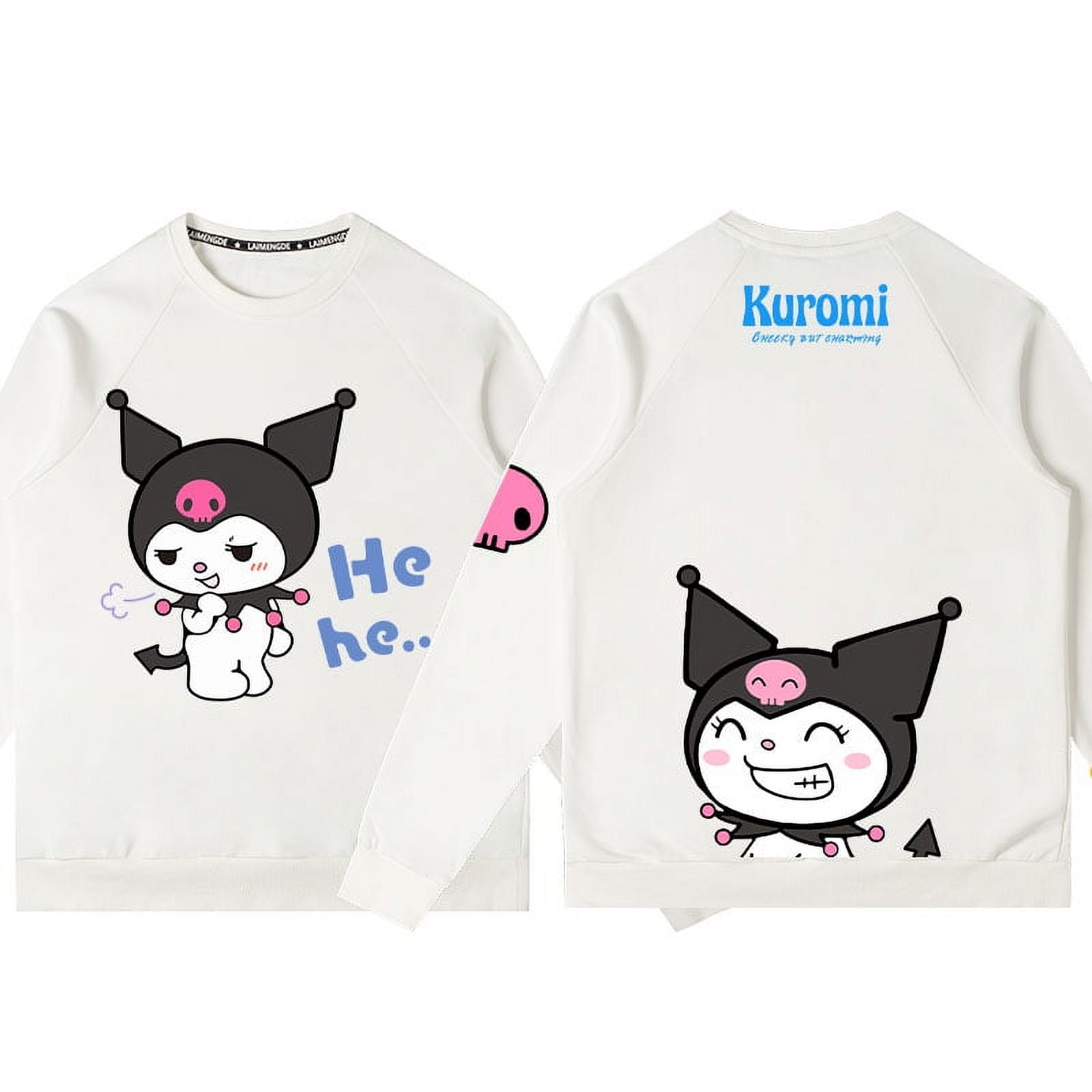 Kuromi Kuromi Joint Crewneck Hoodie Female Niche Design Sense Sanrio ...