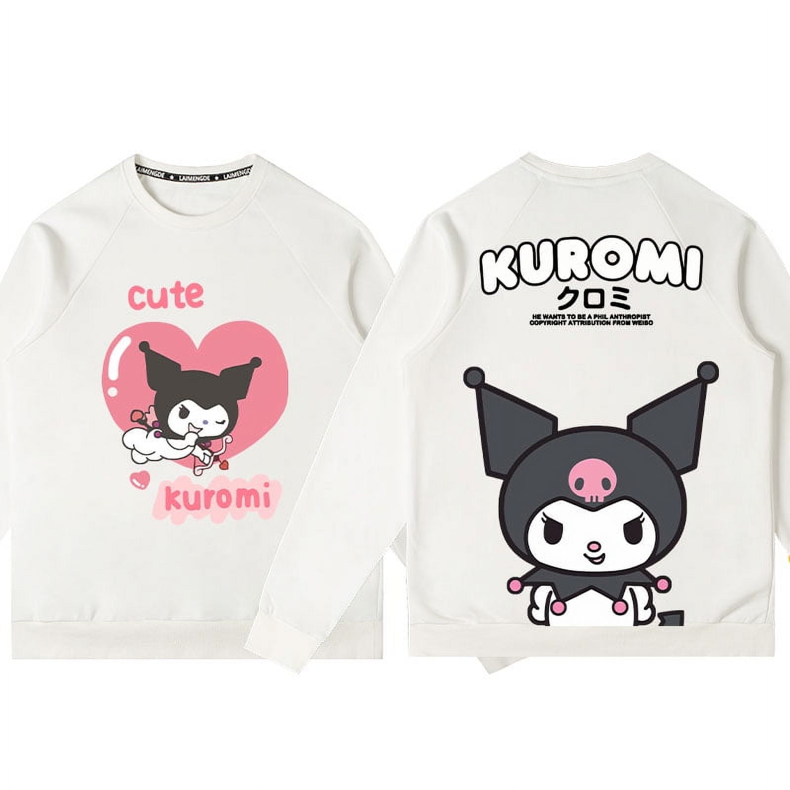 Kuromi Kuromi Joint Crewneck Hoodie Female Niche Design Sense Sanrio ...